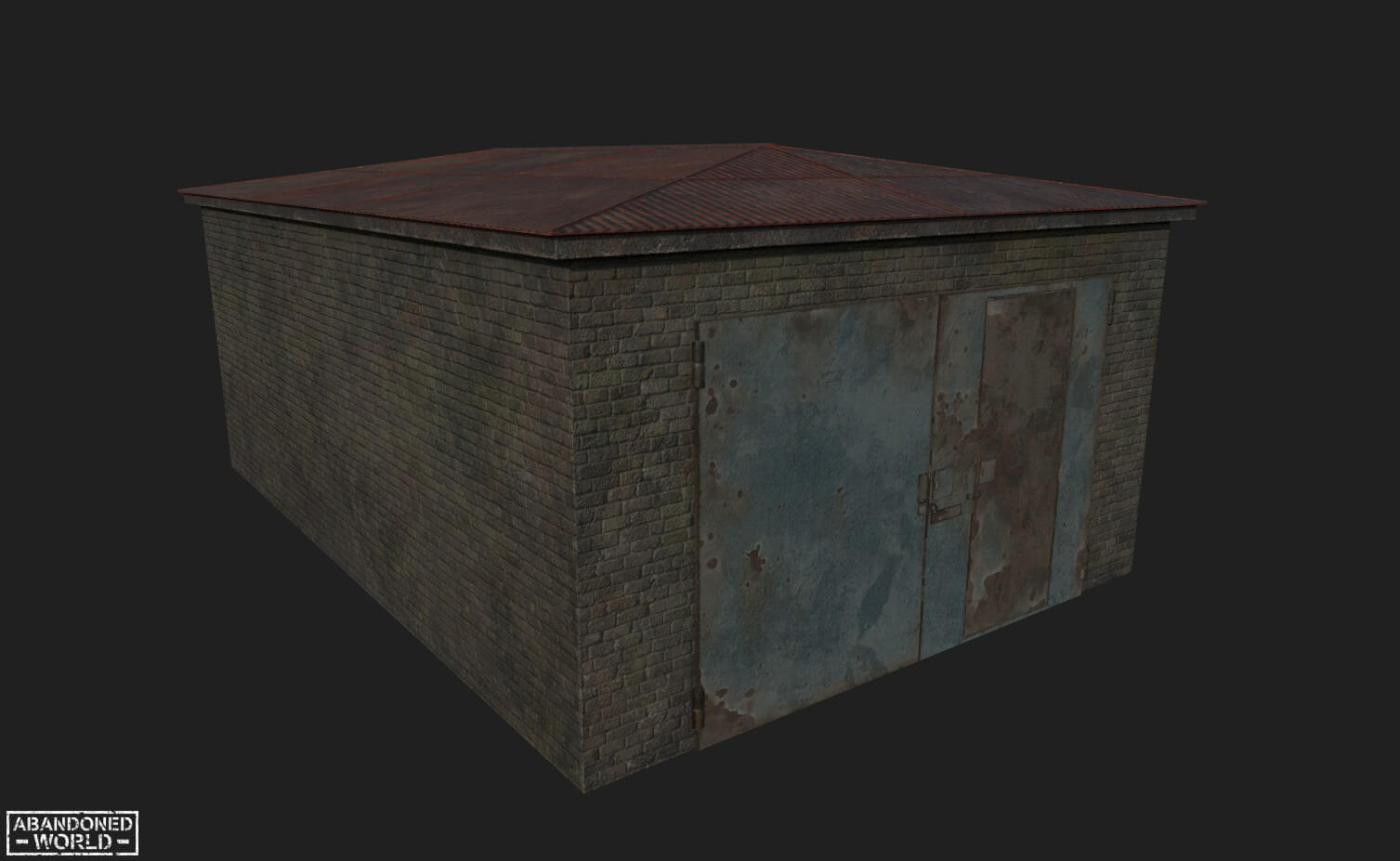 Old Small Buildings for UE4 & Unity - 3D Model by Abandoned World