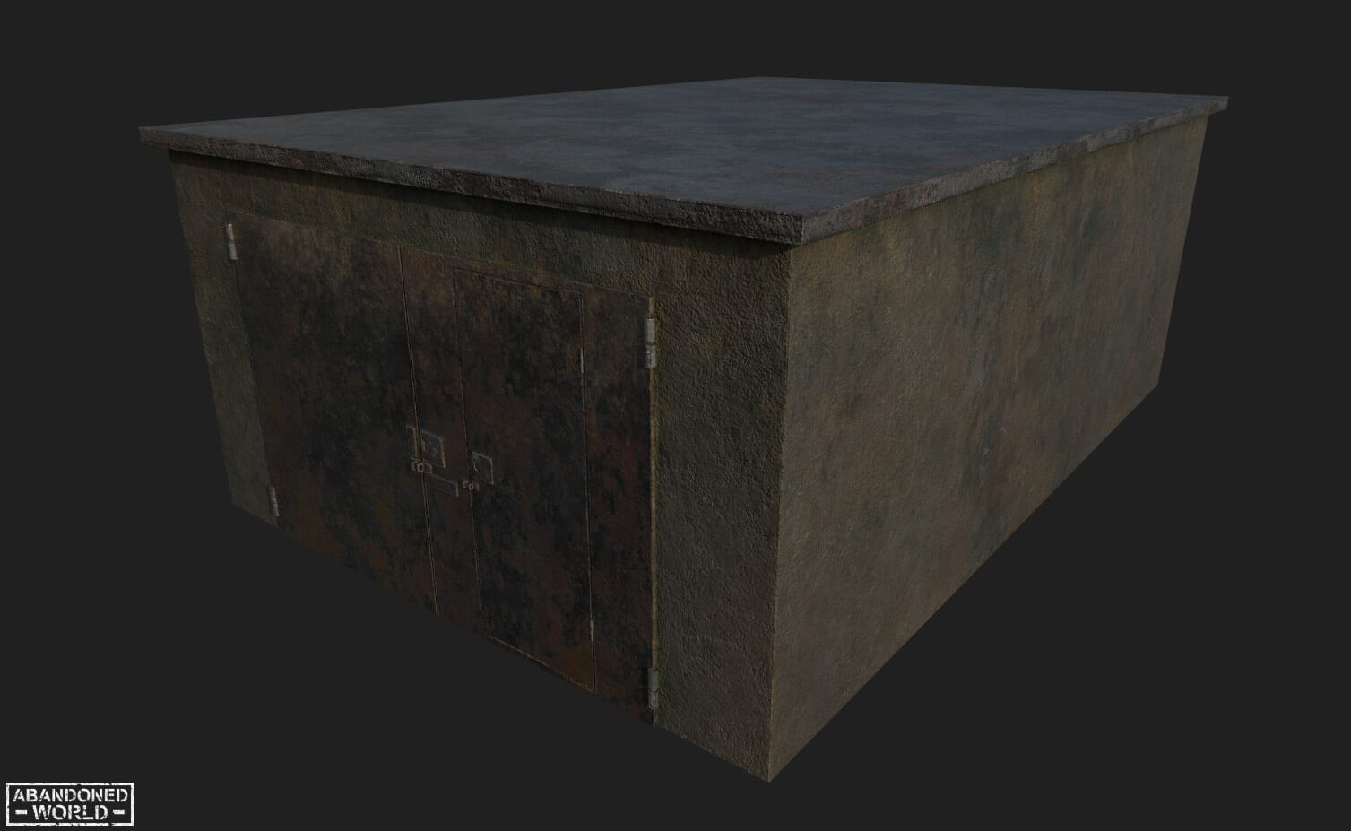 Old Small Buildings for UE4 & Unity - 3D Model by Abandoned World
