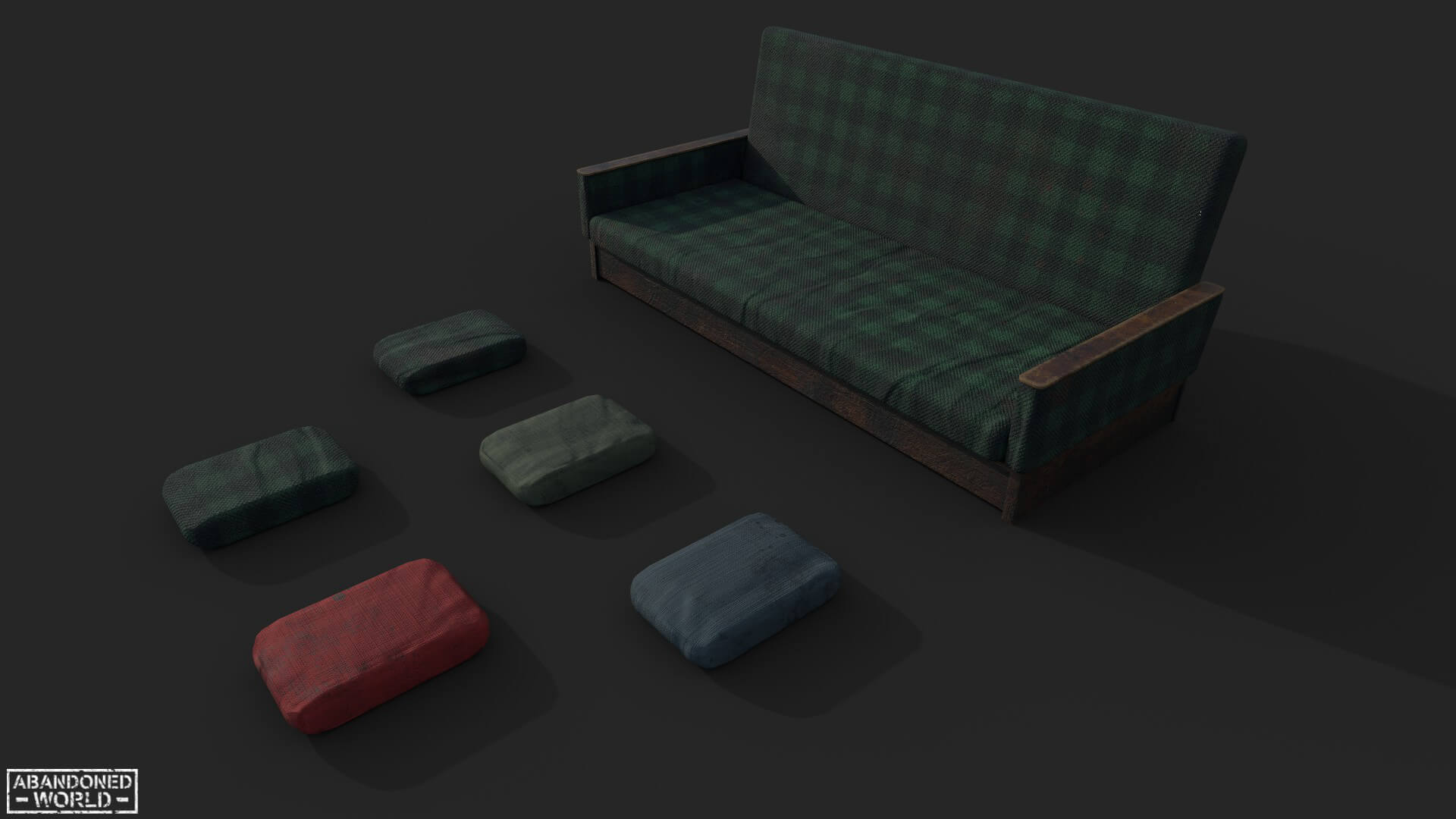 Old Sofa - 3D Model by Abandoned World