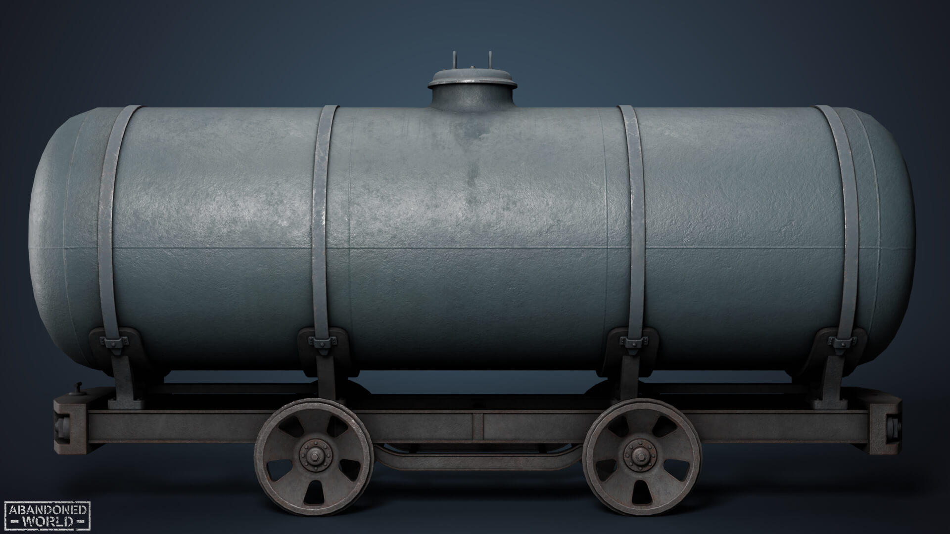 Railroad Platform & Cistern - 3D Model by Abandoned World