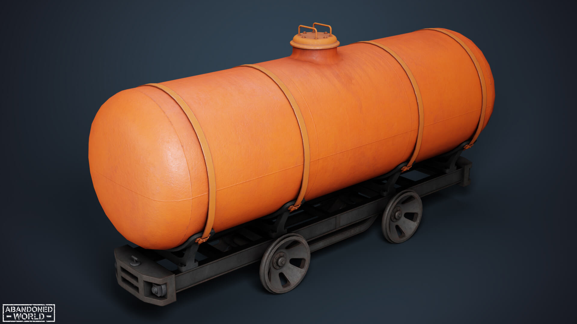 Railroad Platform & Cistern - 3D Model by Abandoned World