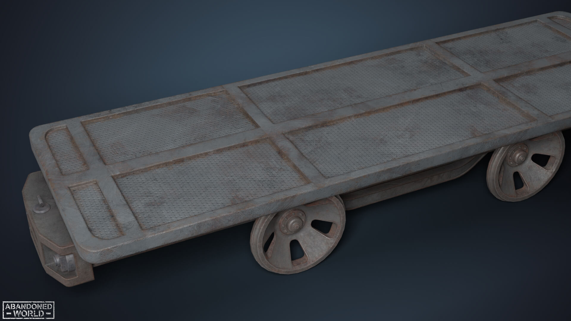 Railroad Platform & Cistern - 3D Model by Abandoned World