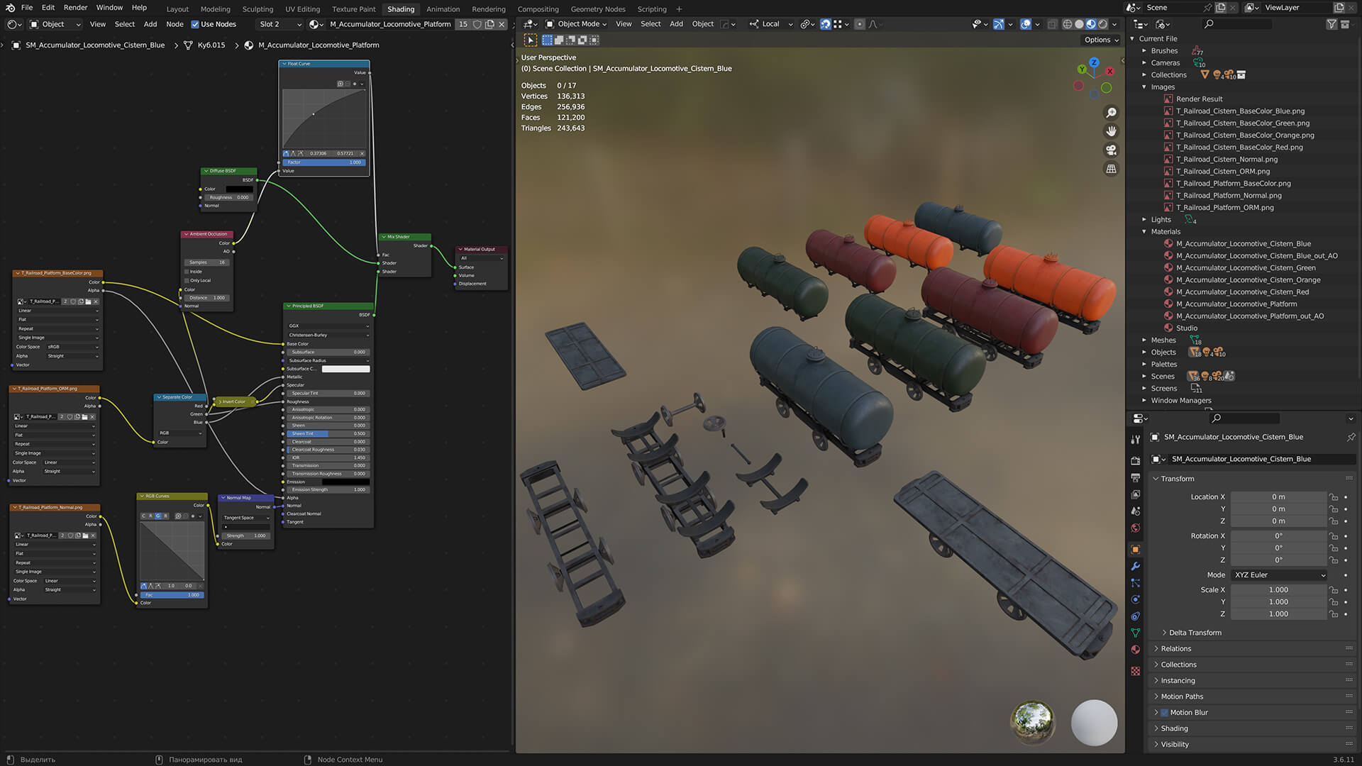 Railroad Platform & Cistern - 3D Model by Abandoned World