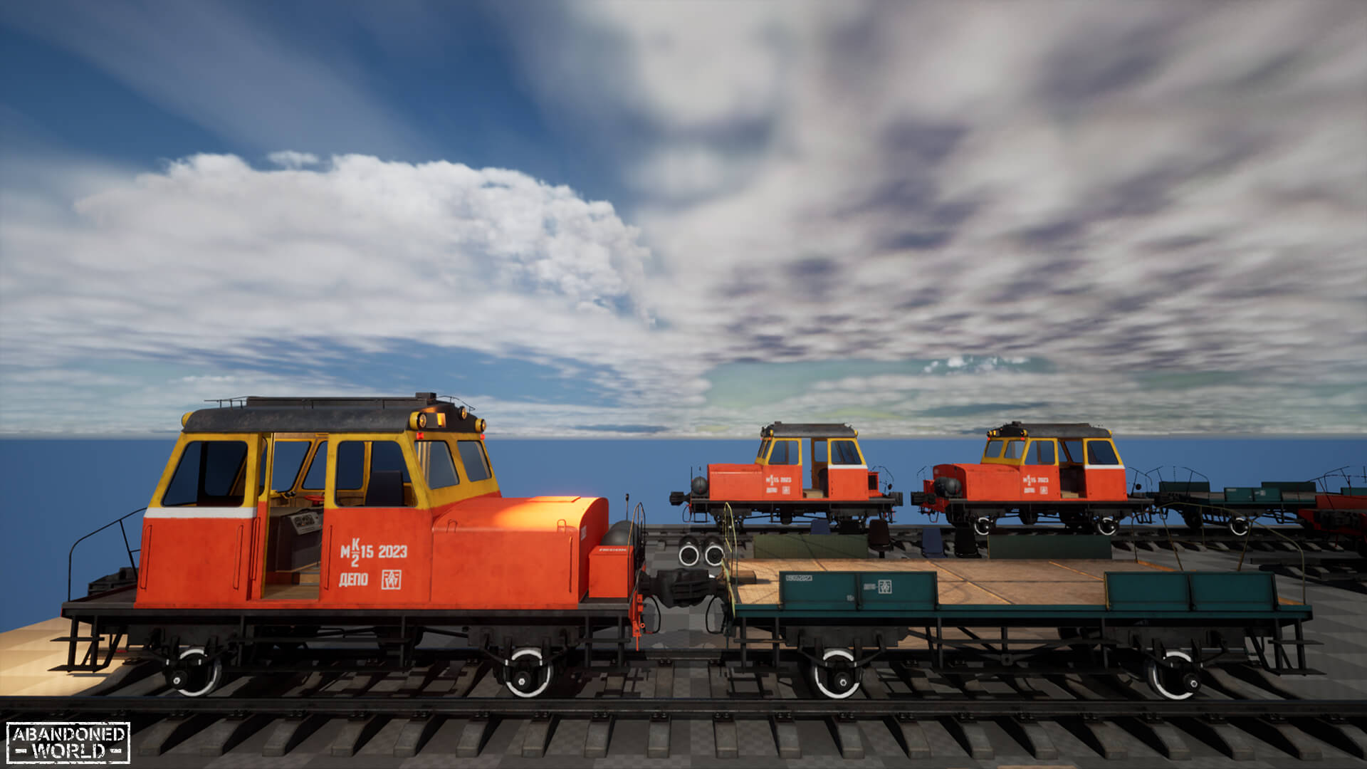 Soviet Railroad Trolley MK2-15 Bundle by Abandoned World