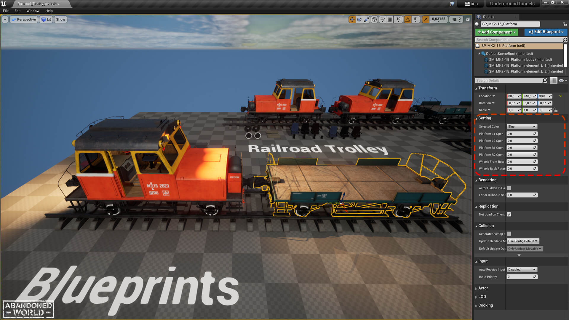 Soviet Railroad Trolley MK2-15 Bundle by Abandoned World