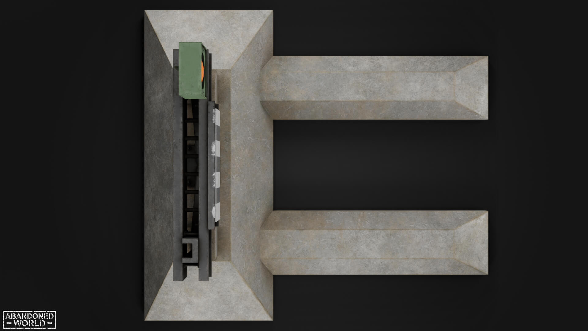 Railway Buffer Stop 3d Model By Abandoned World