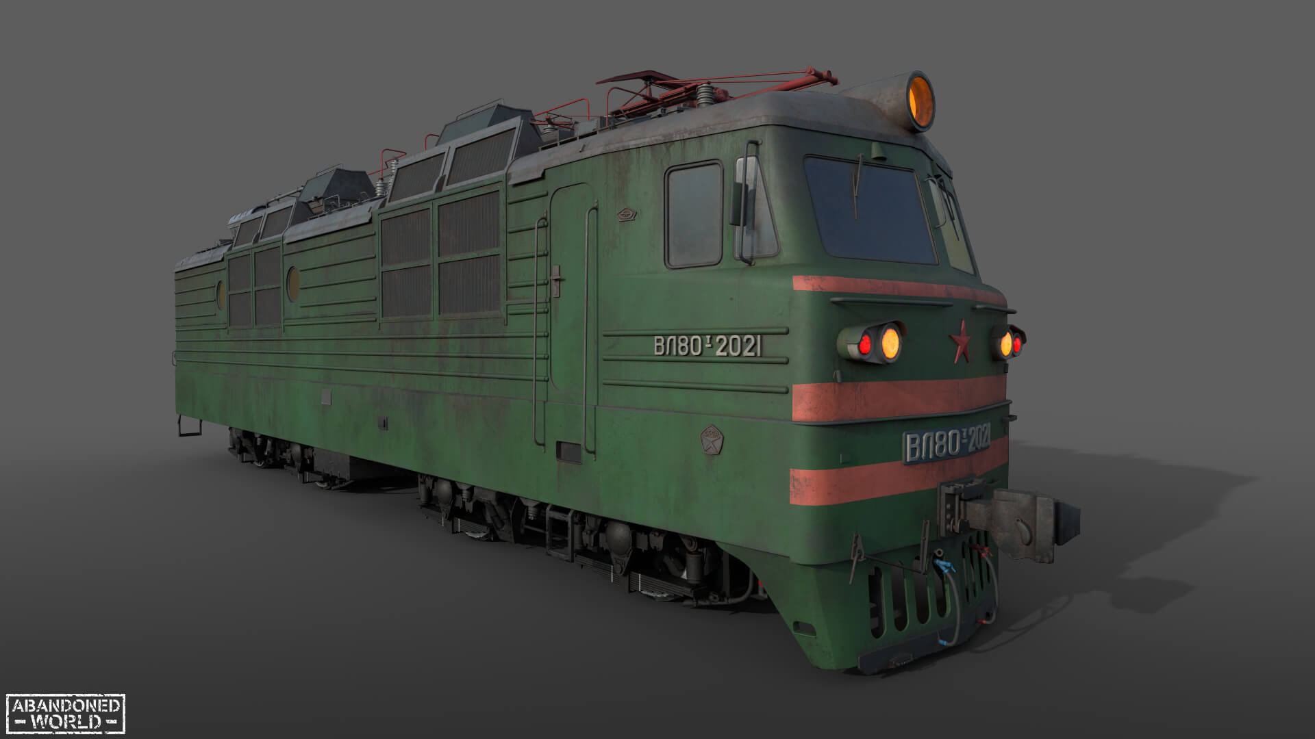 Soviet Electric Locomotive for UE - 3D Model by Abandoned World