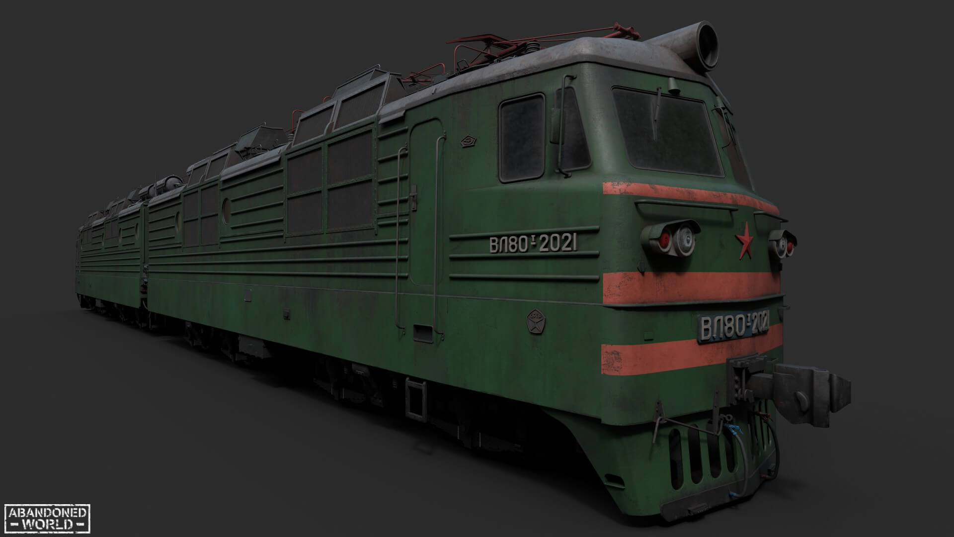 Soviet Electric Locomotive VL80T - 2021 3D Model by Abandoned World