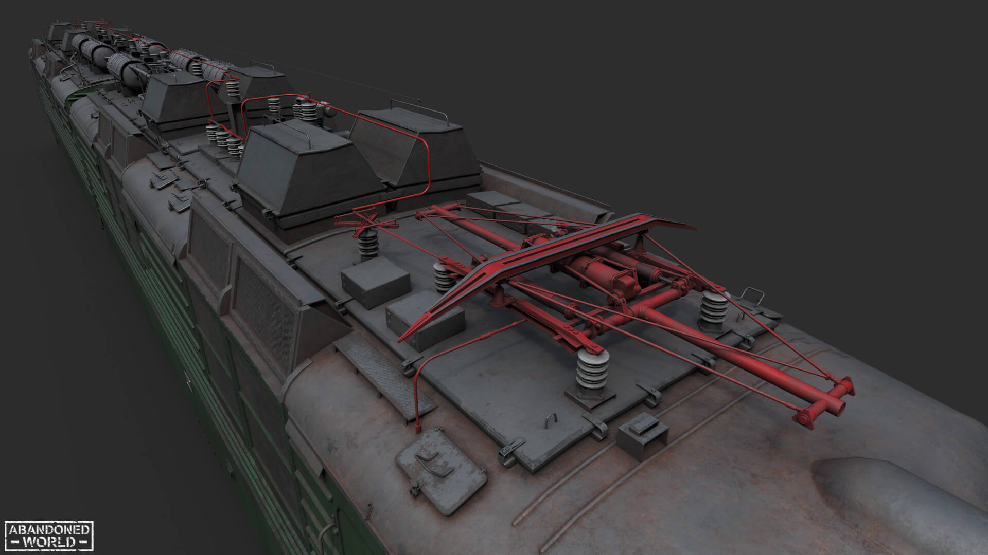 Soviet Electric Locomotive VL80T - 2021 3D Model by Abandoned World