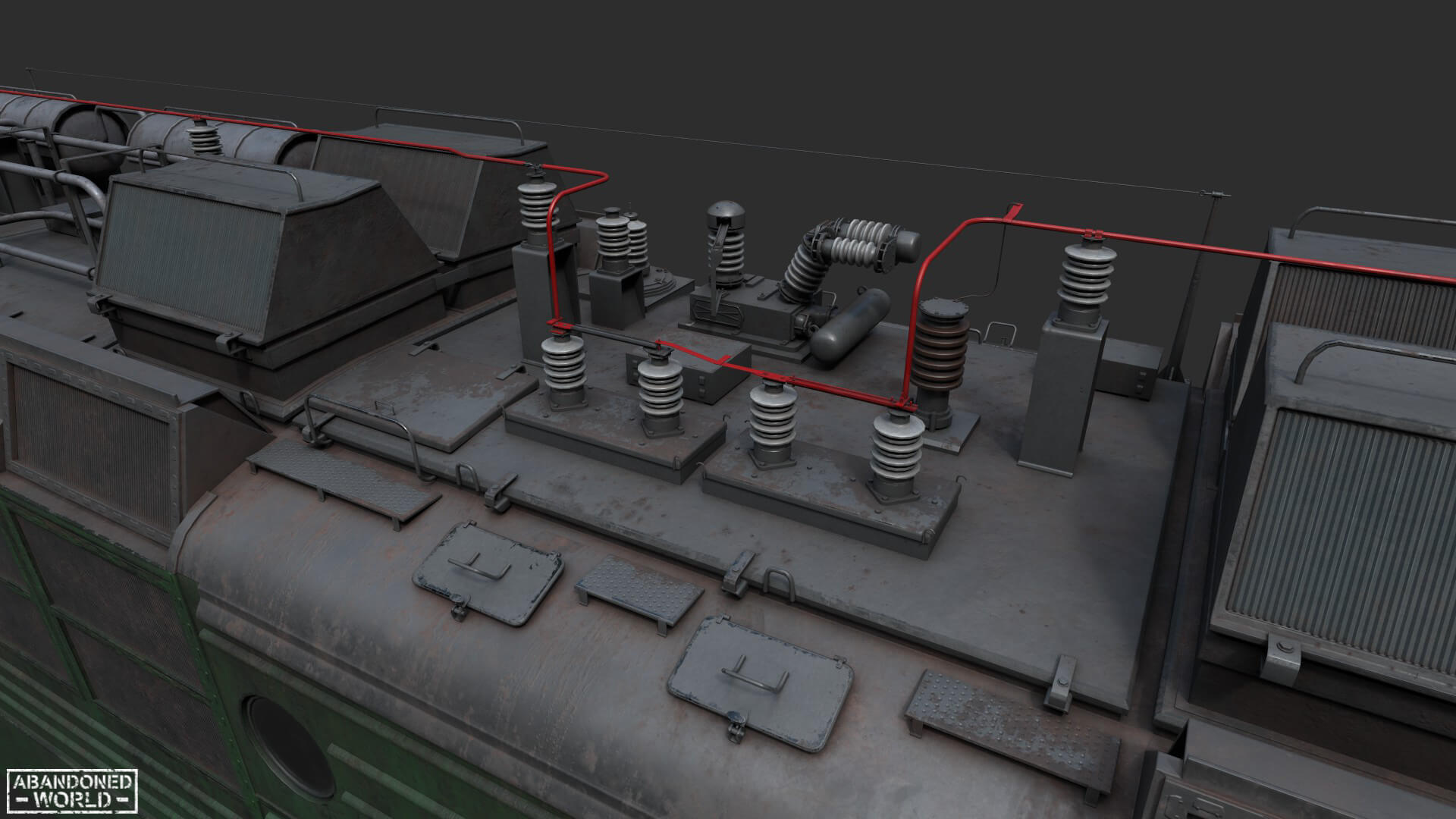 Soviet Electric Locomotive VL80T - 2021 3D Model by Abandoned World