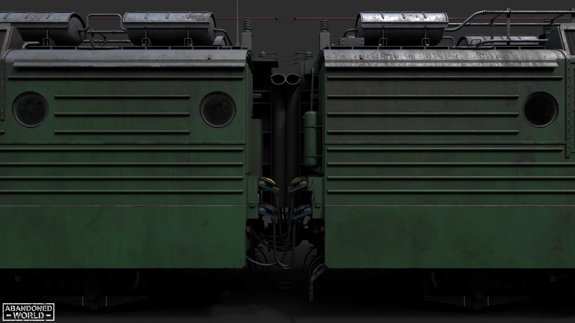 Soviet Electric Locomotive VL80T - 2021 3D Model by Abandoned World