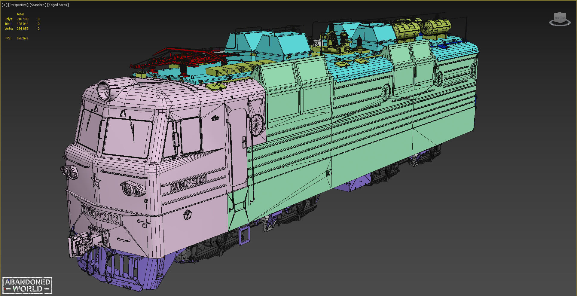 Soviet Electric Locomotive VL80T - 2021 3D Model by Abandoned World