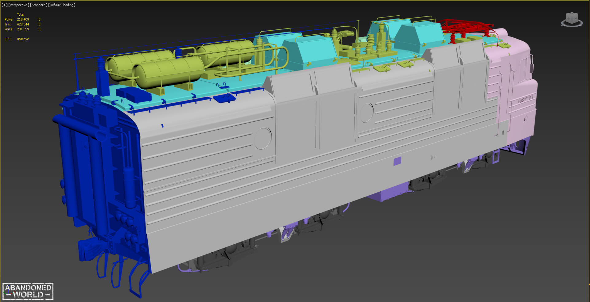 Soviet Electric Locomotive VL80T - 2021 3D Model by Abandoned World