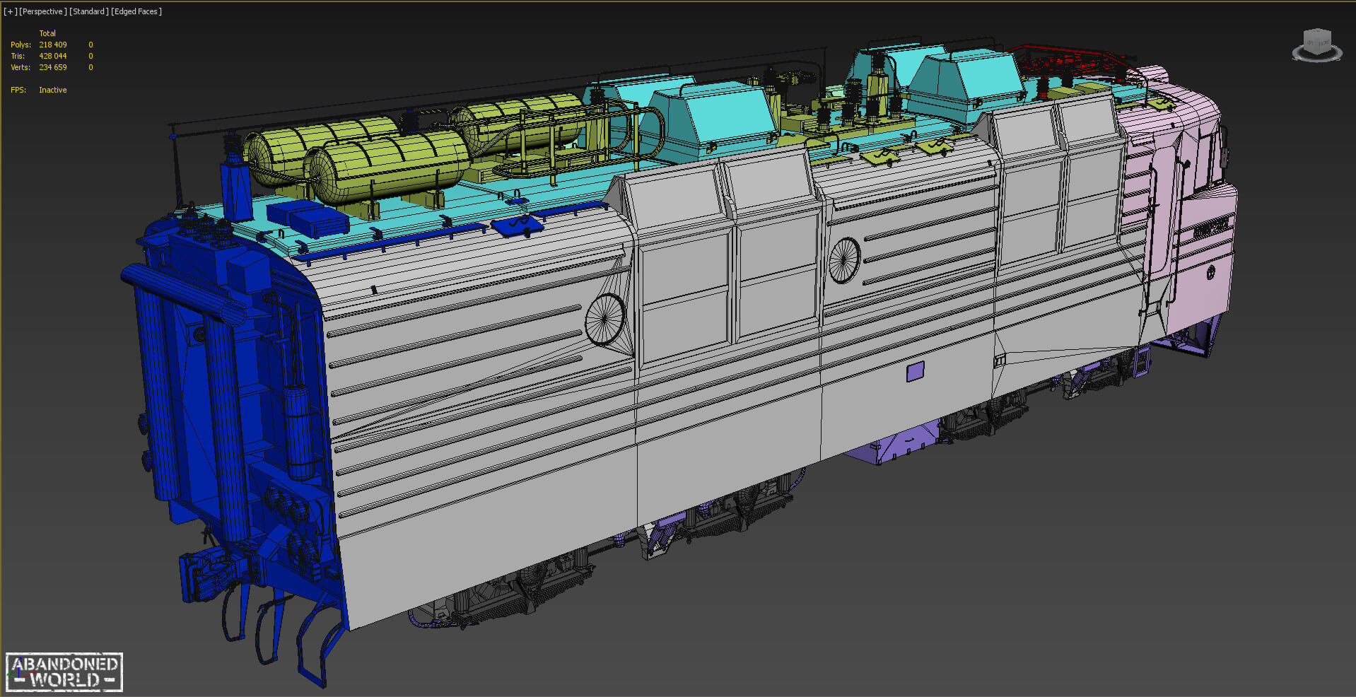 Soviet Electric Locomotive VL80T - 2021 3D Model by Abandoned World