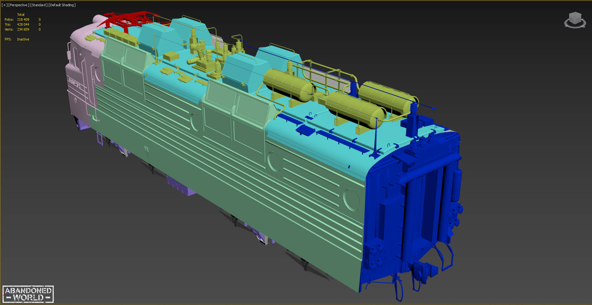 Soviet Electric Locomotive VL80T - 2021 3D Model by Abandoned World