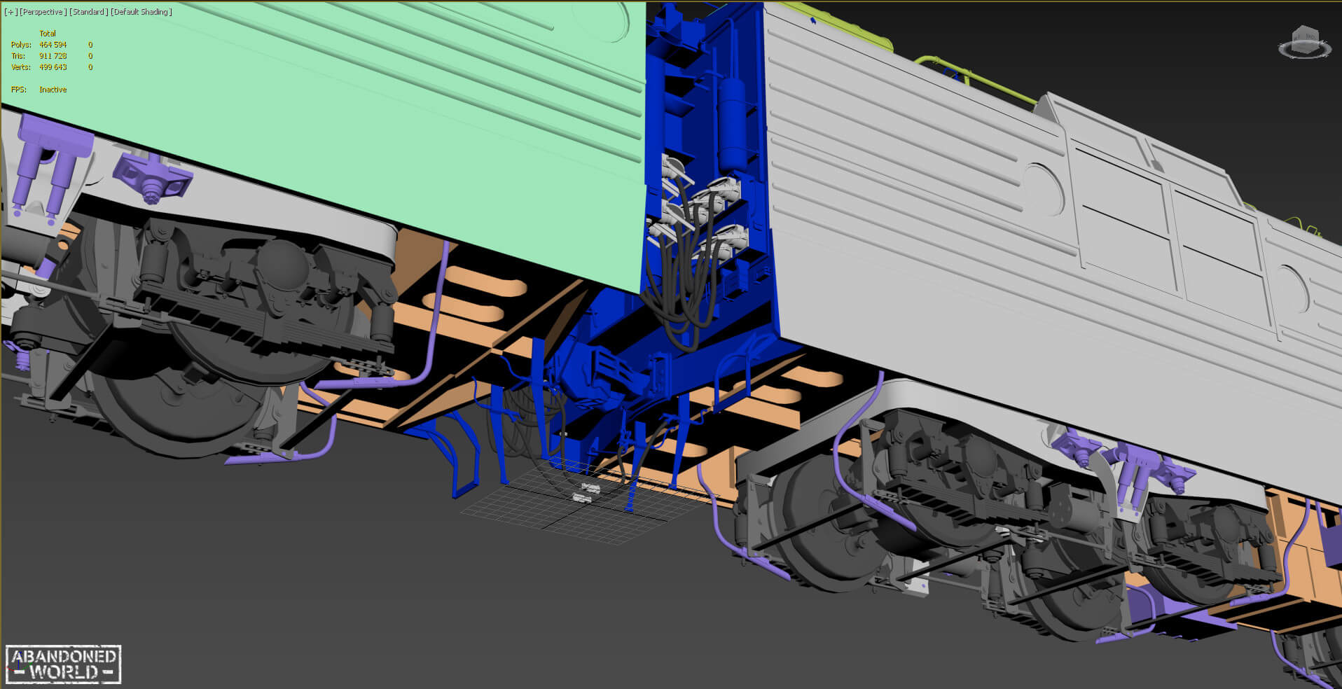 Soviet Electric Locomotive VL80T - 2021 3D Model by Abandoned World