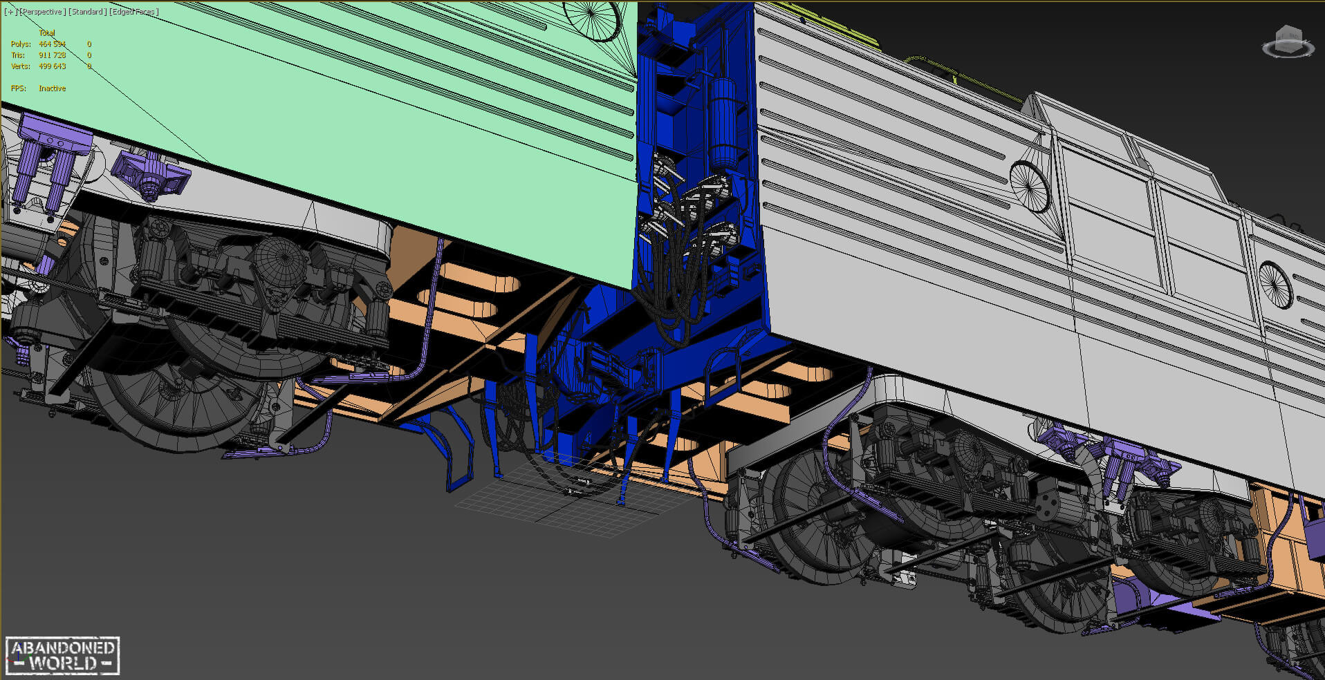 Soviet Electric Locomotive VL80T - 2021 3D Model by Abandoned World