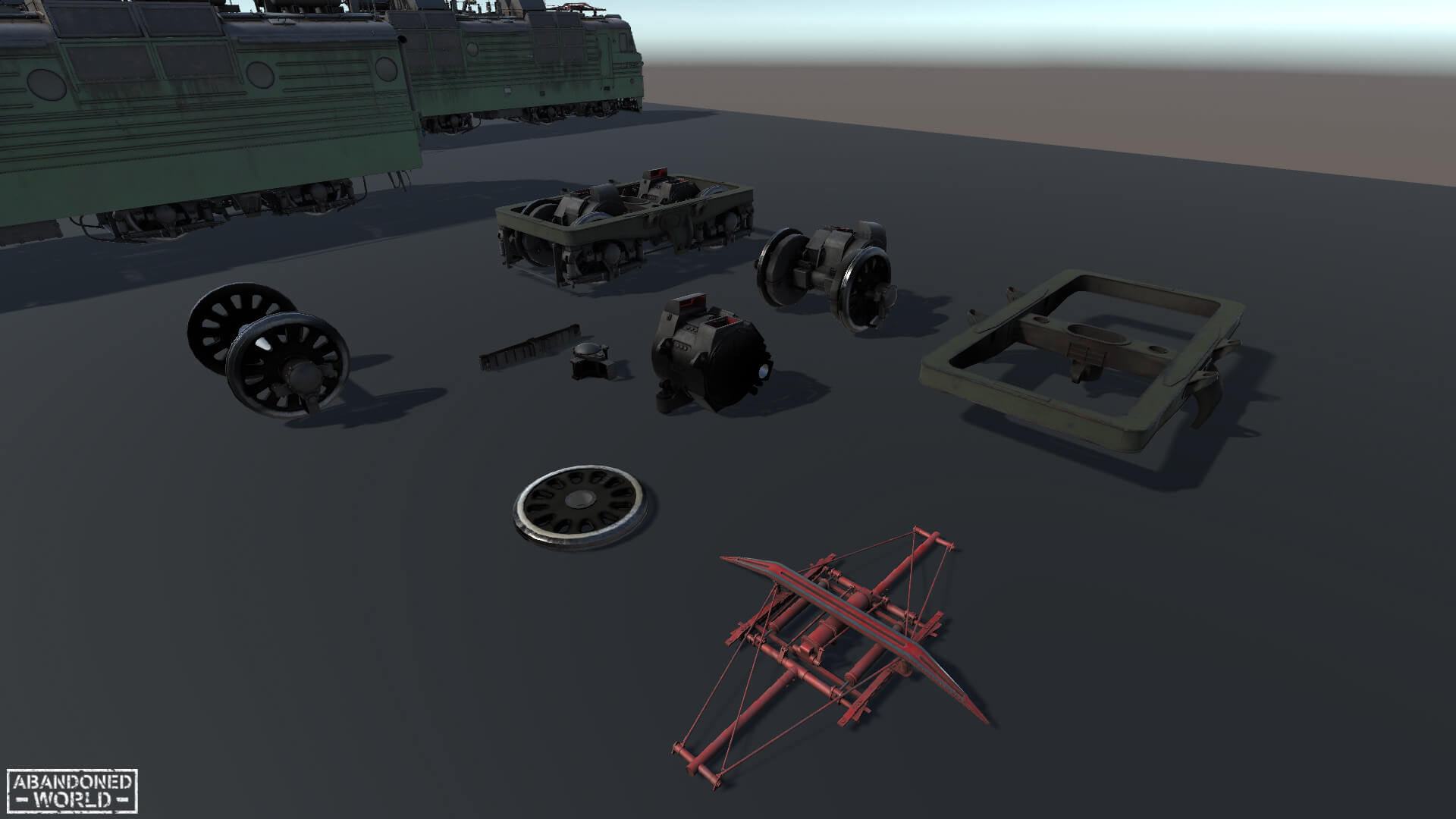 Soviet Electric Locomotive VL80T - 2021 3D Model by Abandoned World