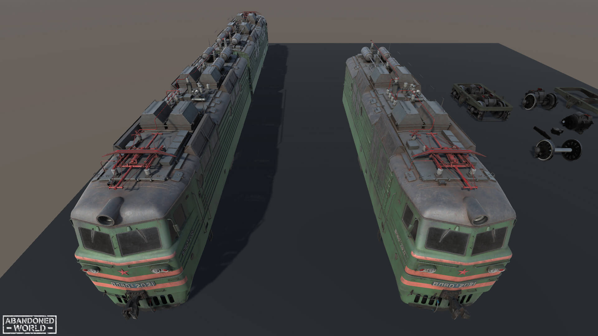 Soviet Electric Locomotive VL80T - 2021 3D Model by Abandoned World