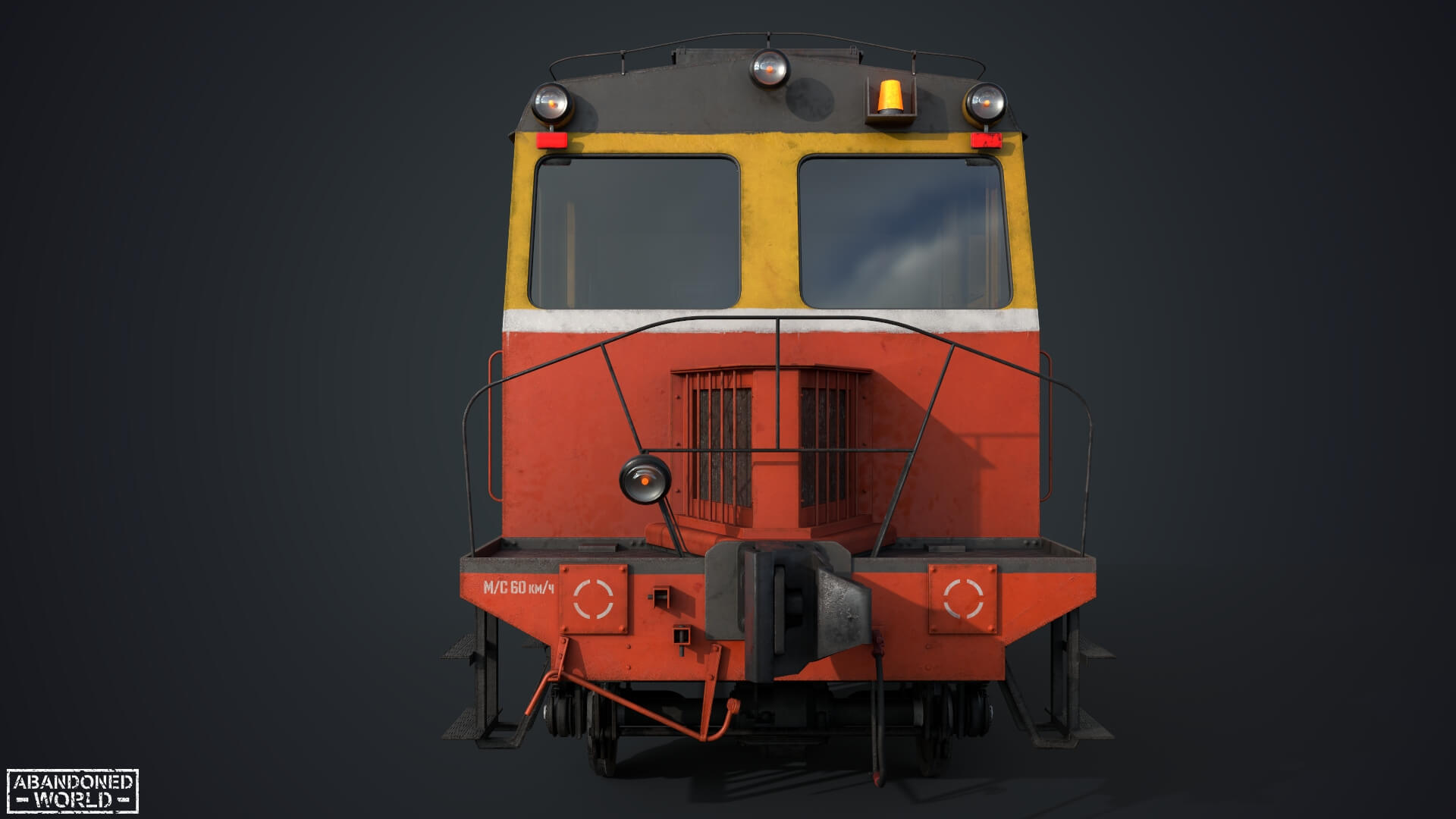 Soviet Railroad Trolley MK2-15 3D Model by Abandoned World