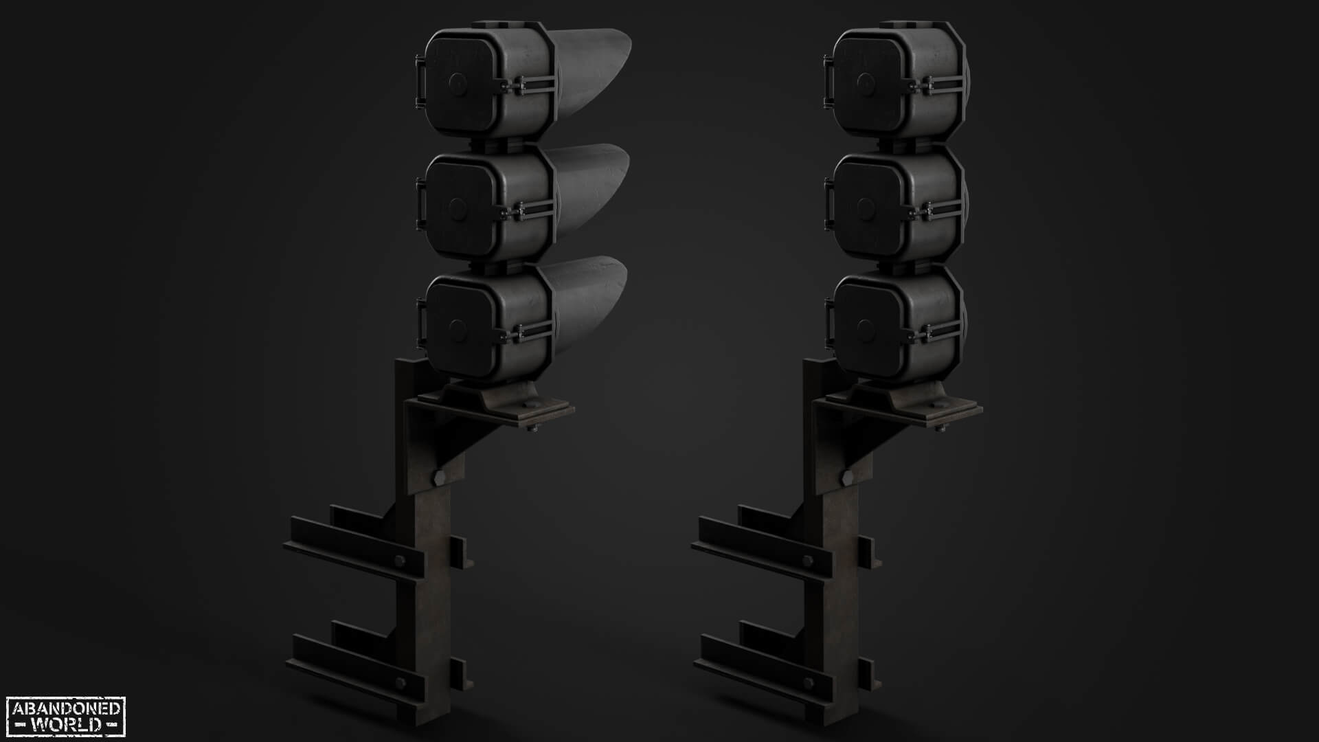 Subway Traffic Light - 3D Model by Abandoned World