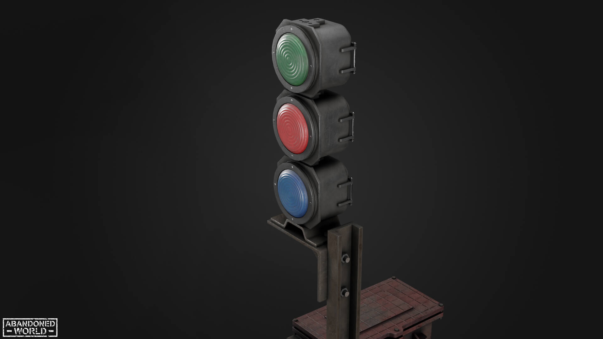 Subway Traffic Light - 3D Model by Abandoned World
