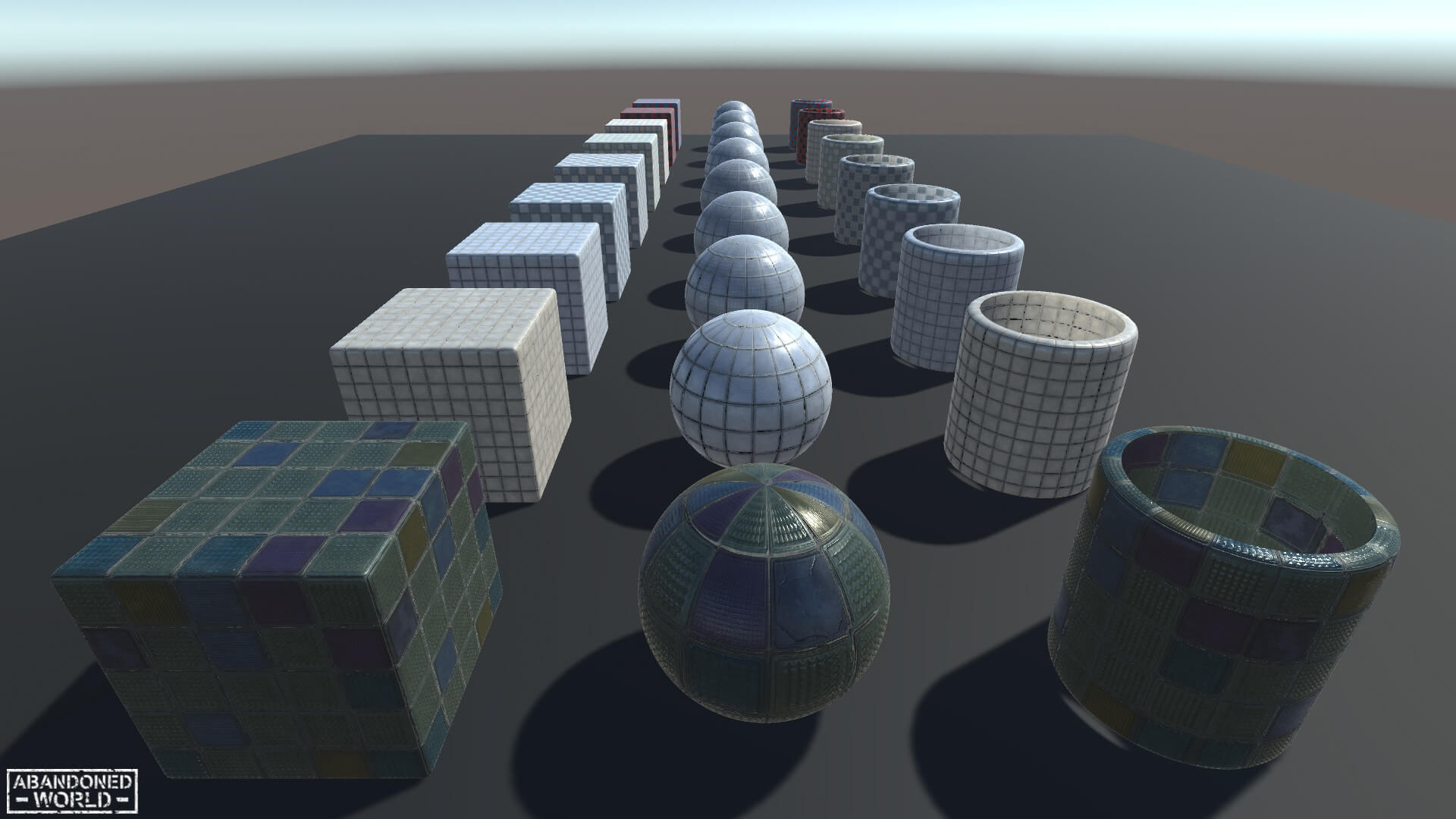 Tile Materials Pack - 3D Material or Shader by Abandoned World