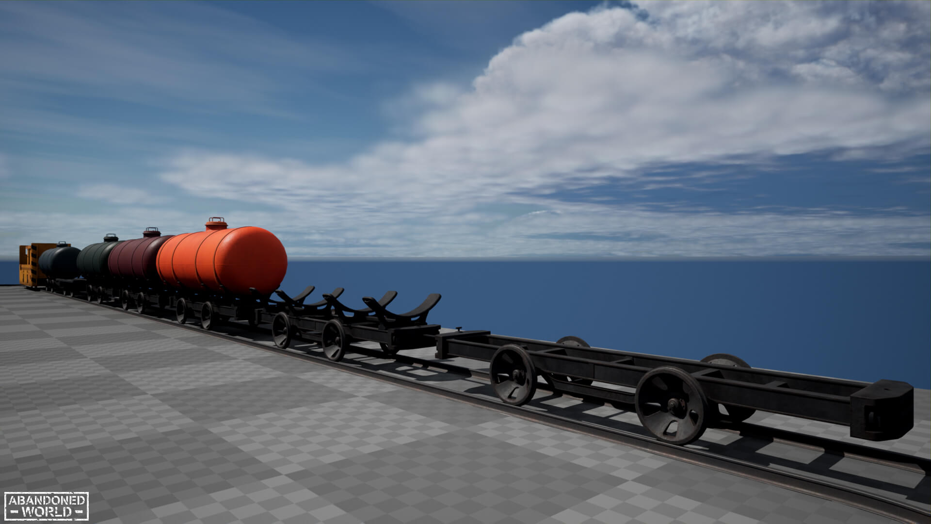 Underground Battery Electric Locomotive Full Pack by Abandoned World