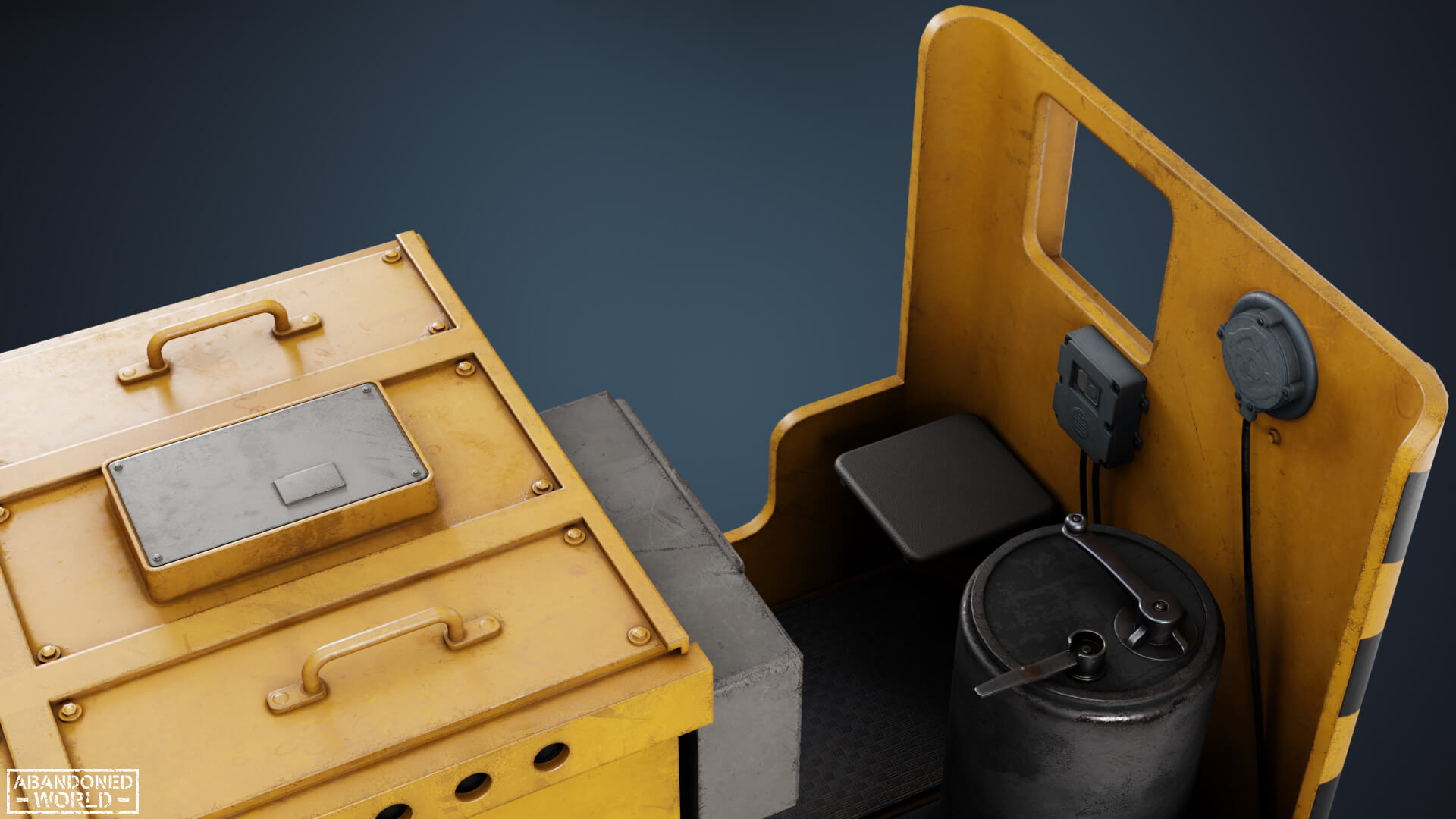 Underground Battery Electric Locomotive Full Pack by Abandoned World