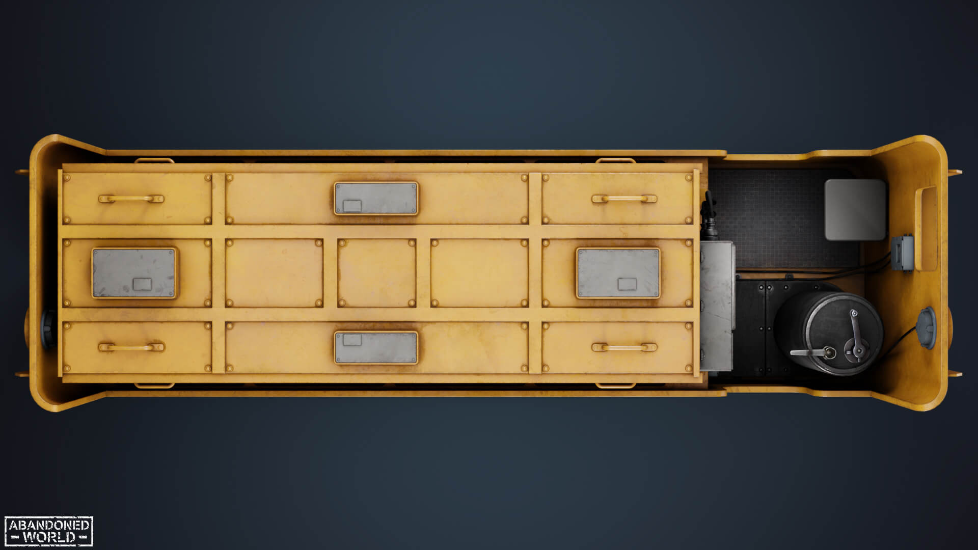 Underground Battery Electric Locomotive Full Pack by Abandoned World