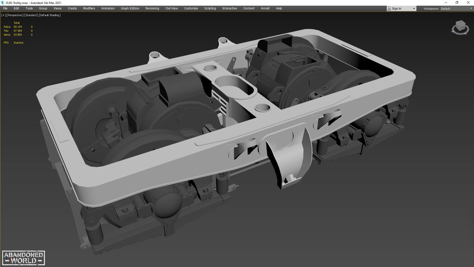 VL80 - Trolley for Locomotive 3D Model by Abandoned World