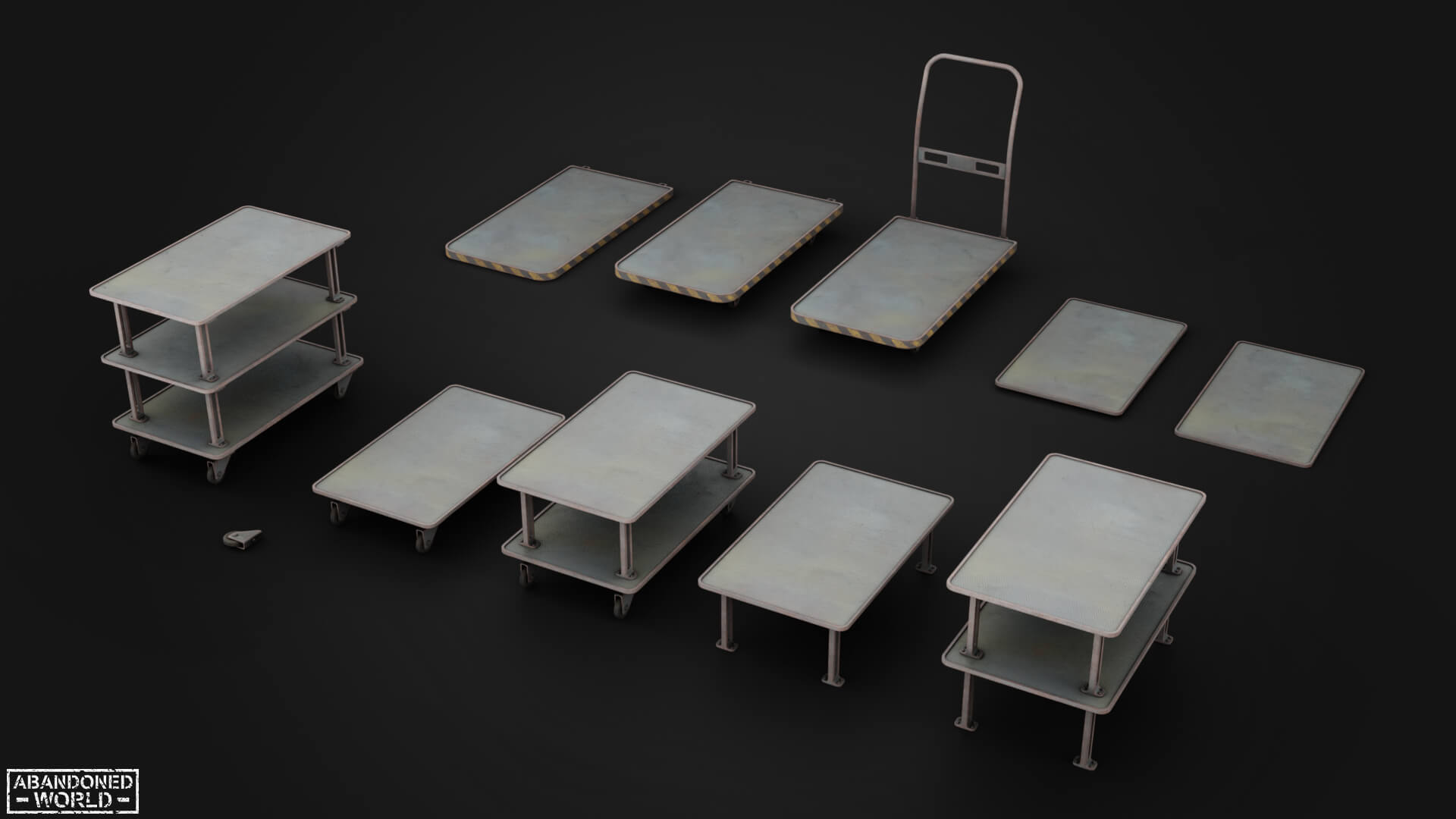 Warehouse Props Pack - 3D Model by Abandoned World