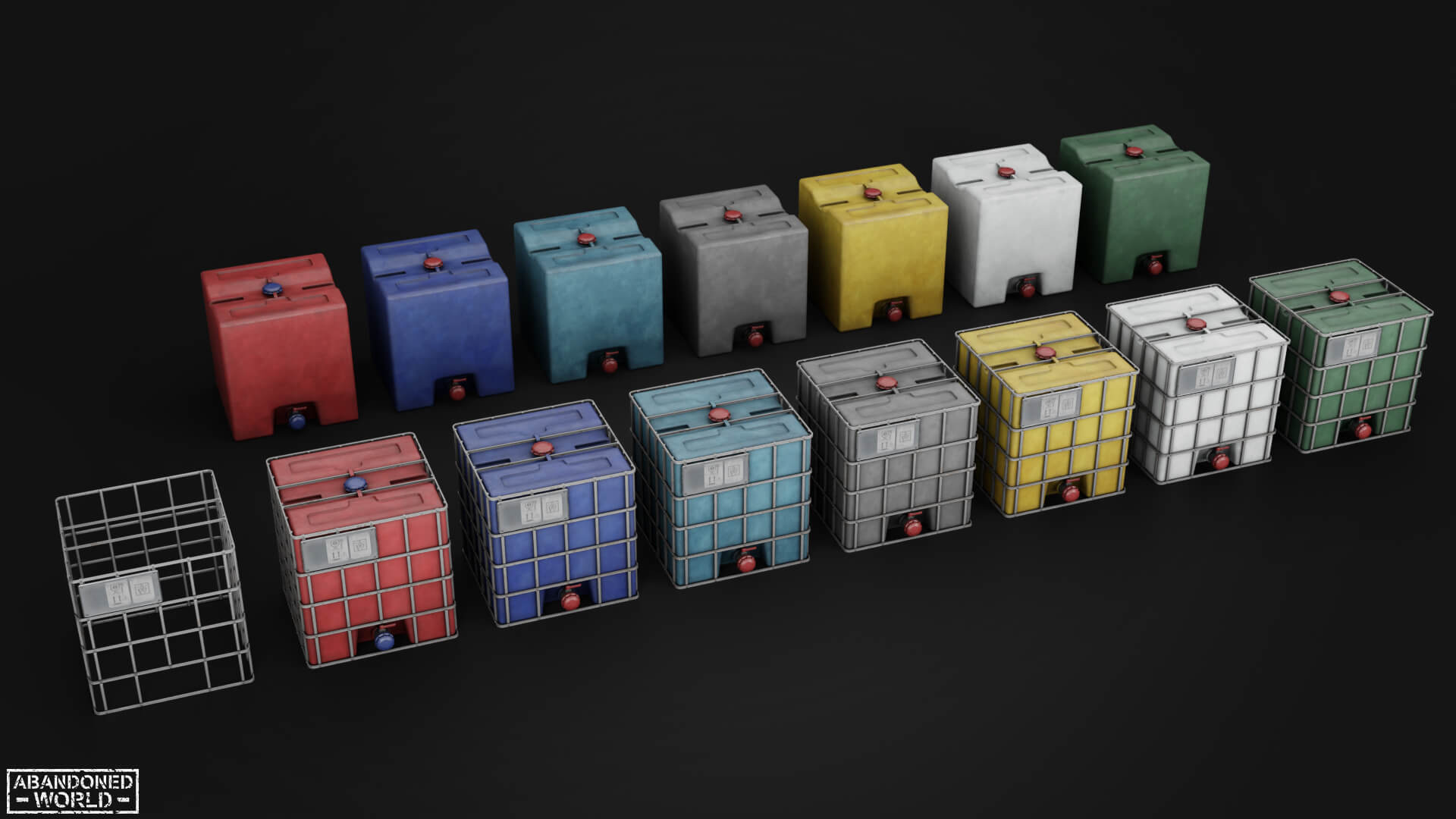 Warehouse Props Pack - 3D Model by Abandoned World