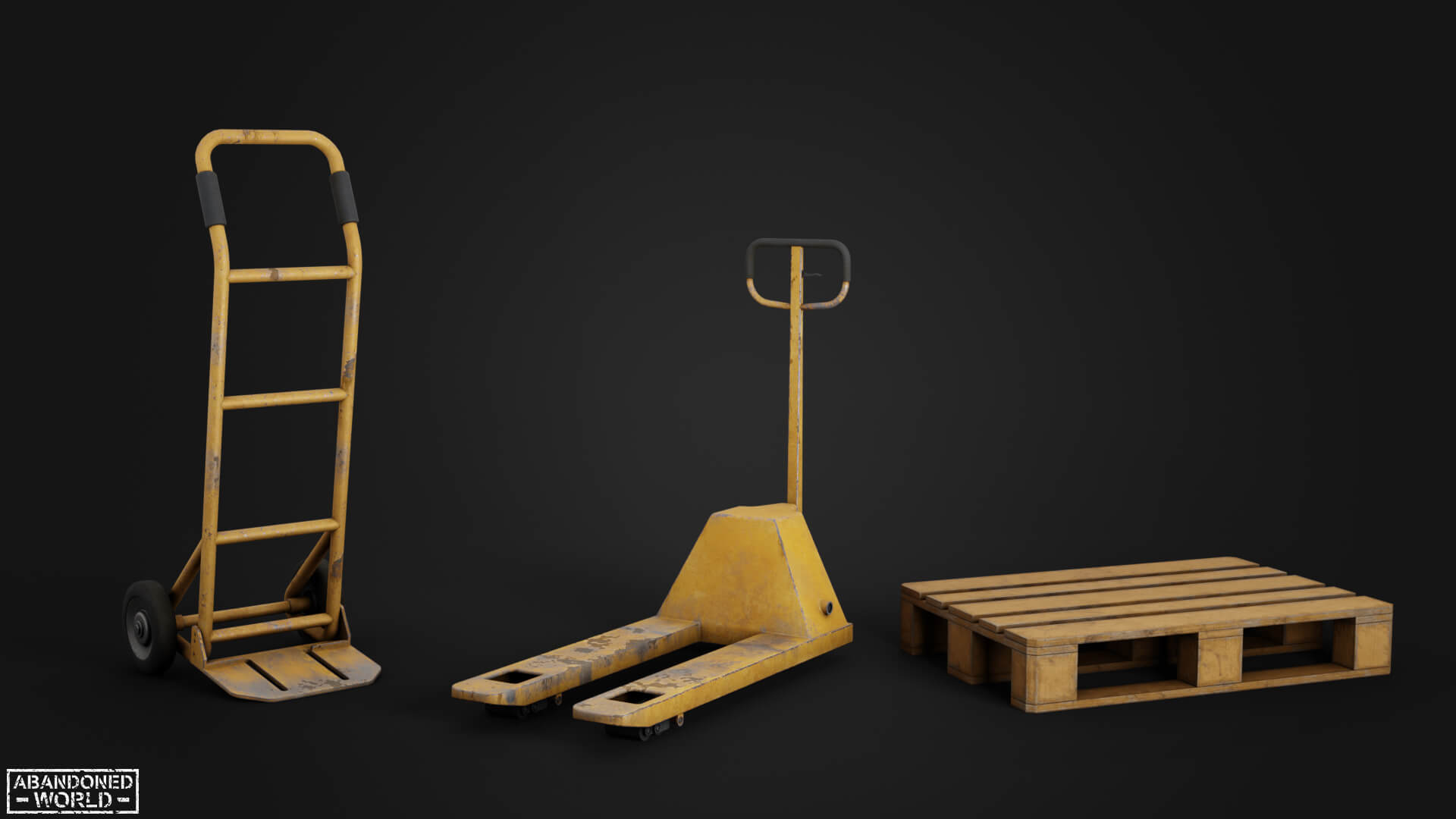 Warehouse Props Pack - 3D Model by Abandoned World
