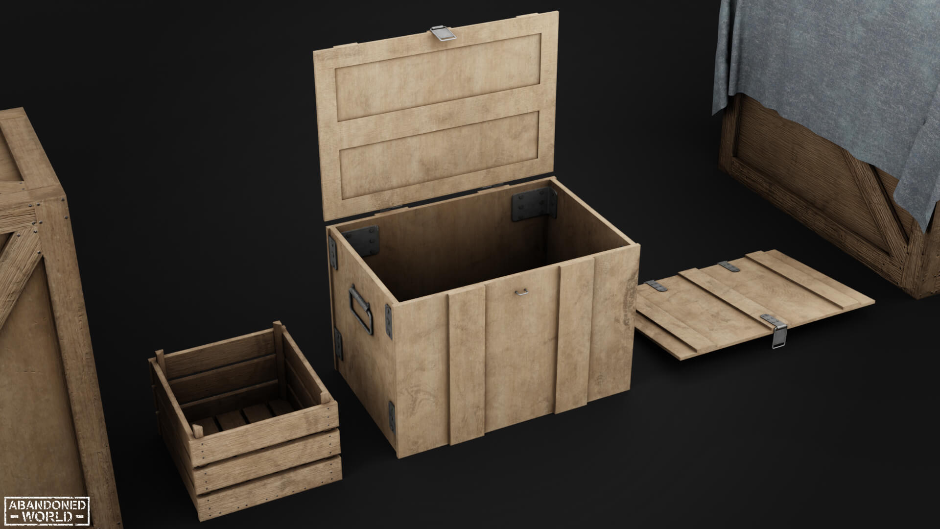 Warehouse Props Pack - 3D Model by Abandoned World