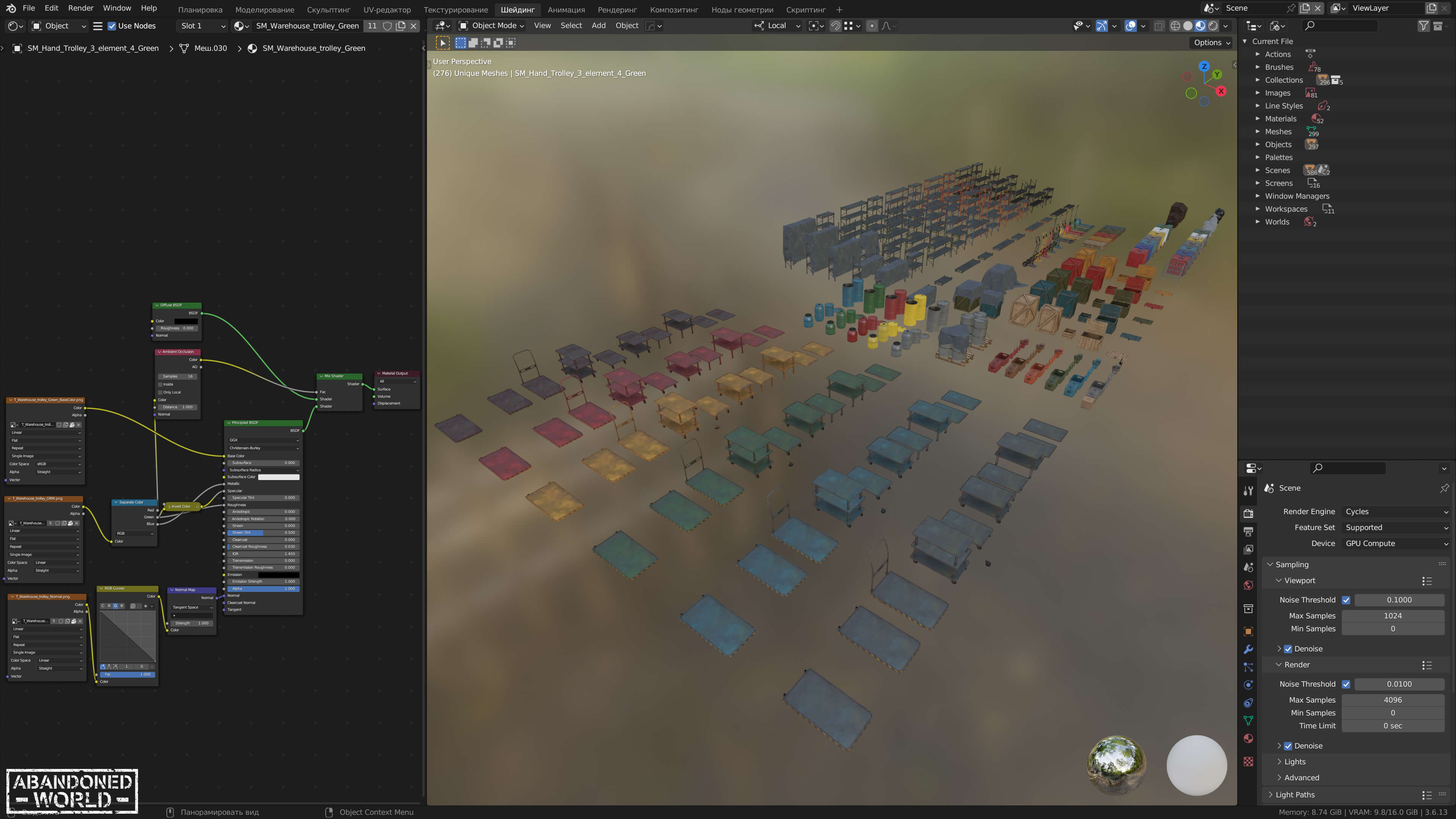 Warehouse Props Pack - 3D Model by Abandoned World
