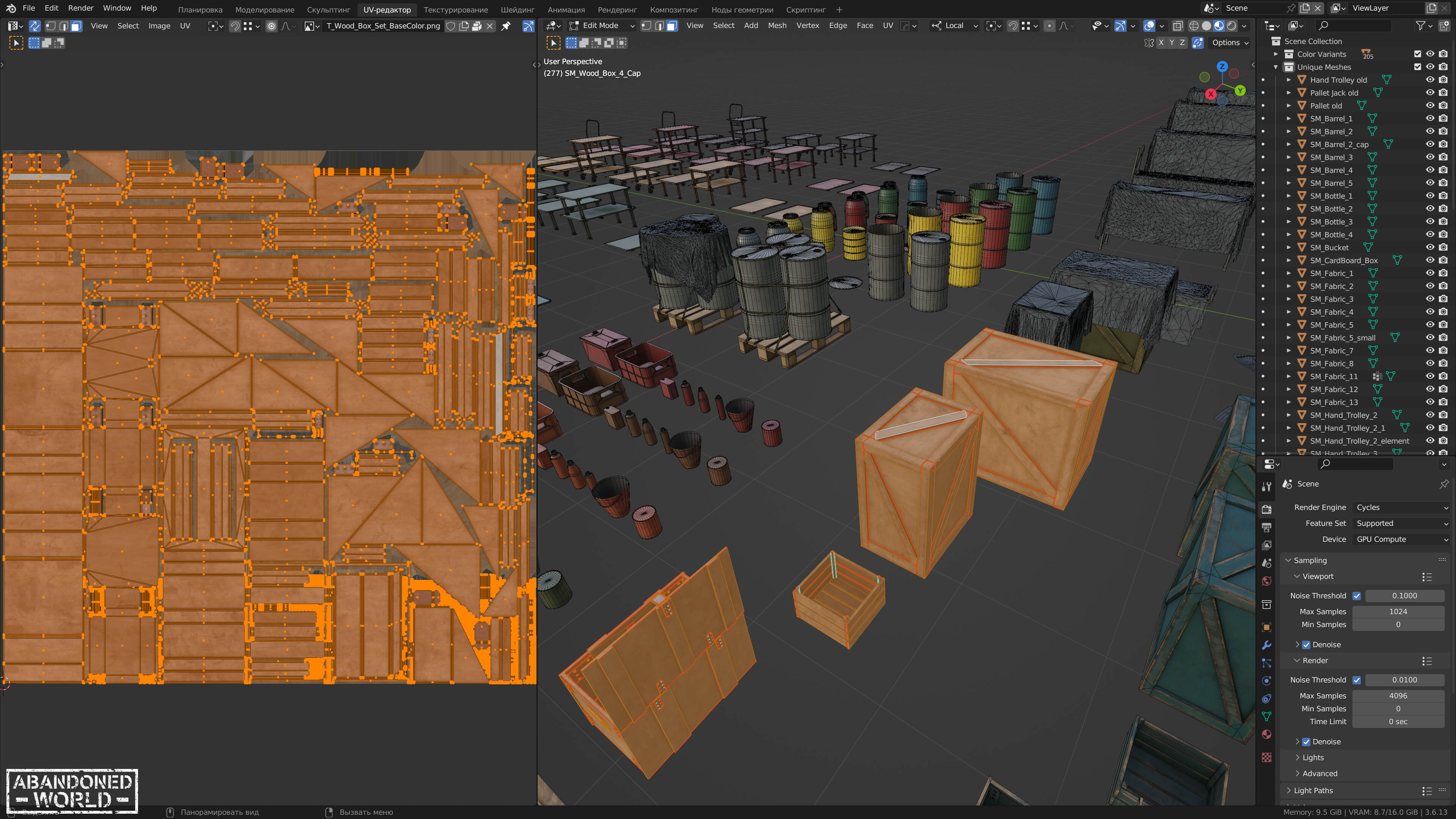 Warehouse Props Pack - 3D Model by Abandoned World