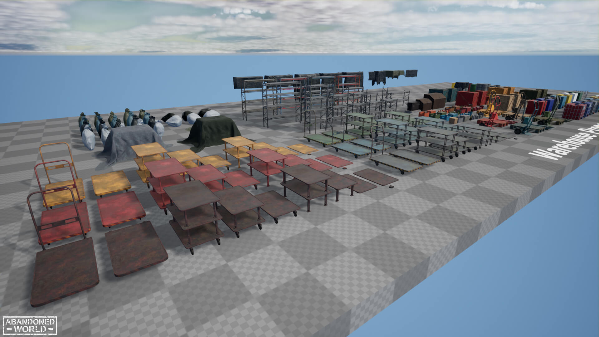 Warehouse Props Pack - 3D Model by Abandoned World