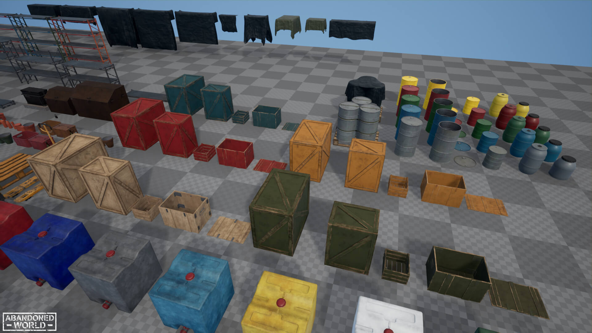 Warehouse Props Pack - 3D Model by Abandoned World