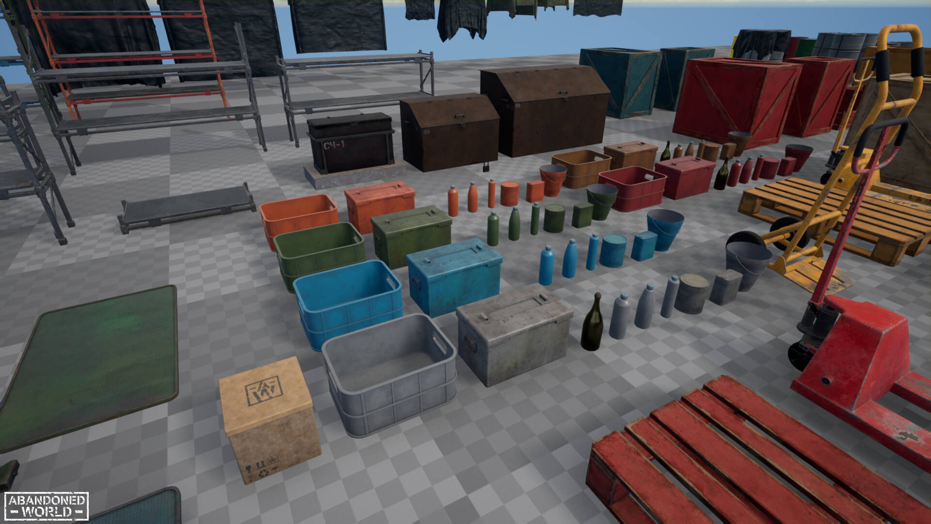 Warehouse Props Pack - 3D Model by Abandoned World