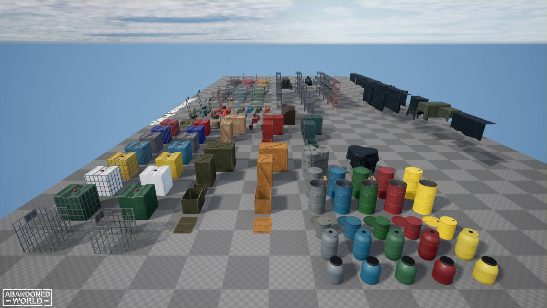 Warehouse Props Pack - 3D Model by Abandoned World