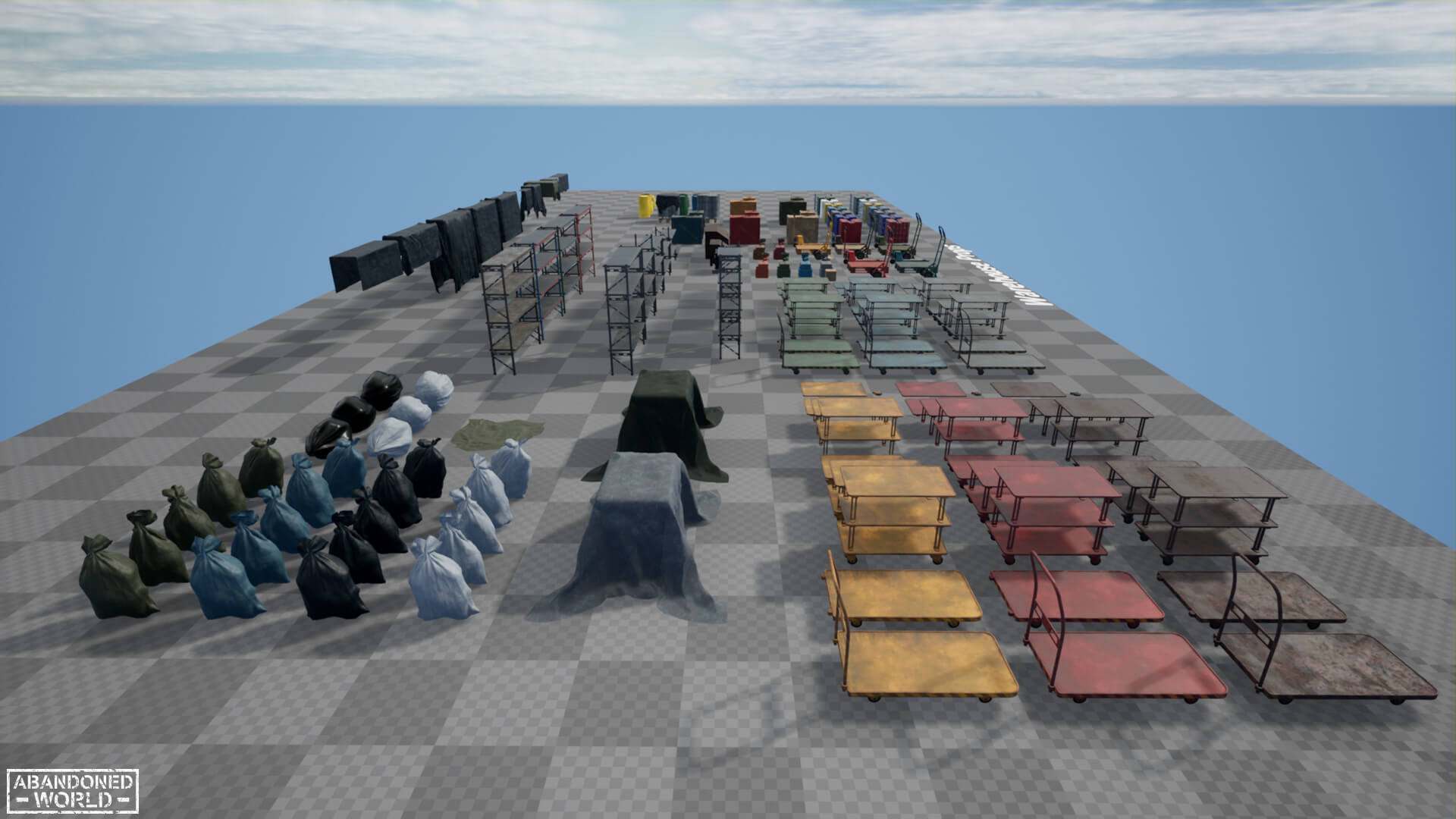 Warehouse Props Pack - 3D Model by Abandoned World