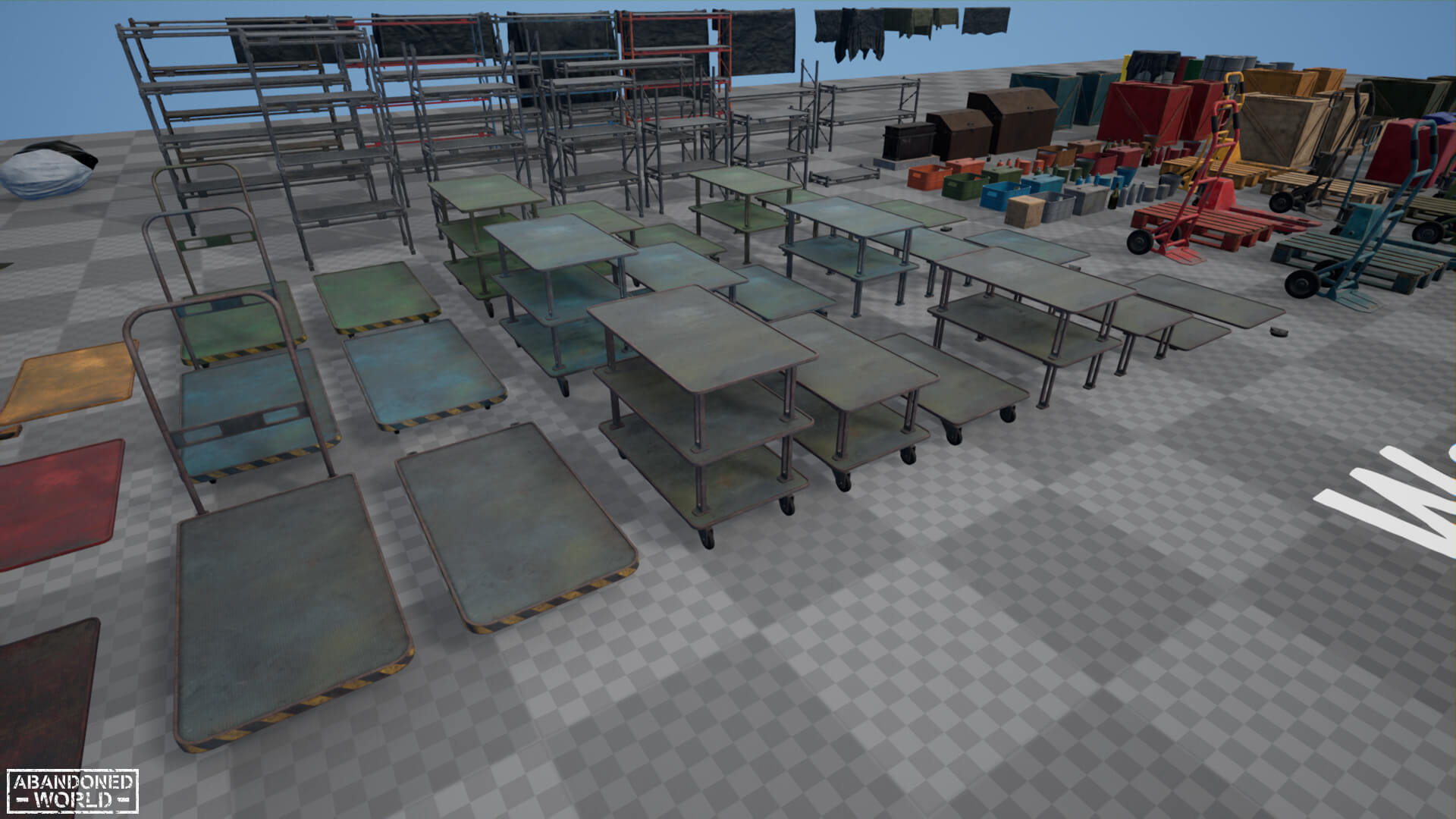 Warehouse Props Pack - 3D Model by Abandoned World