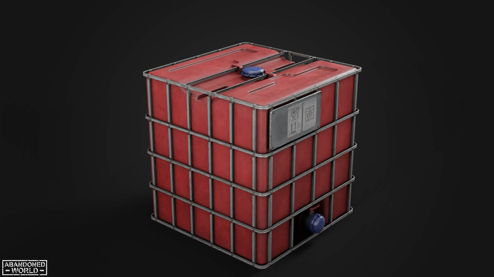 Water IBC Container - 3D Model by Abandoned World
