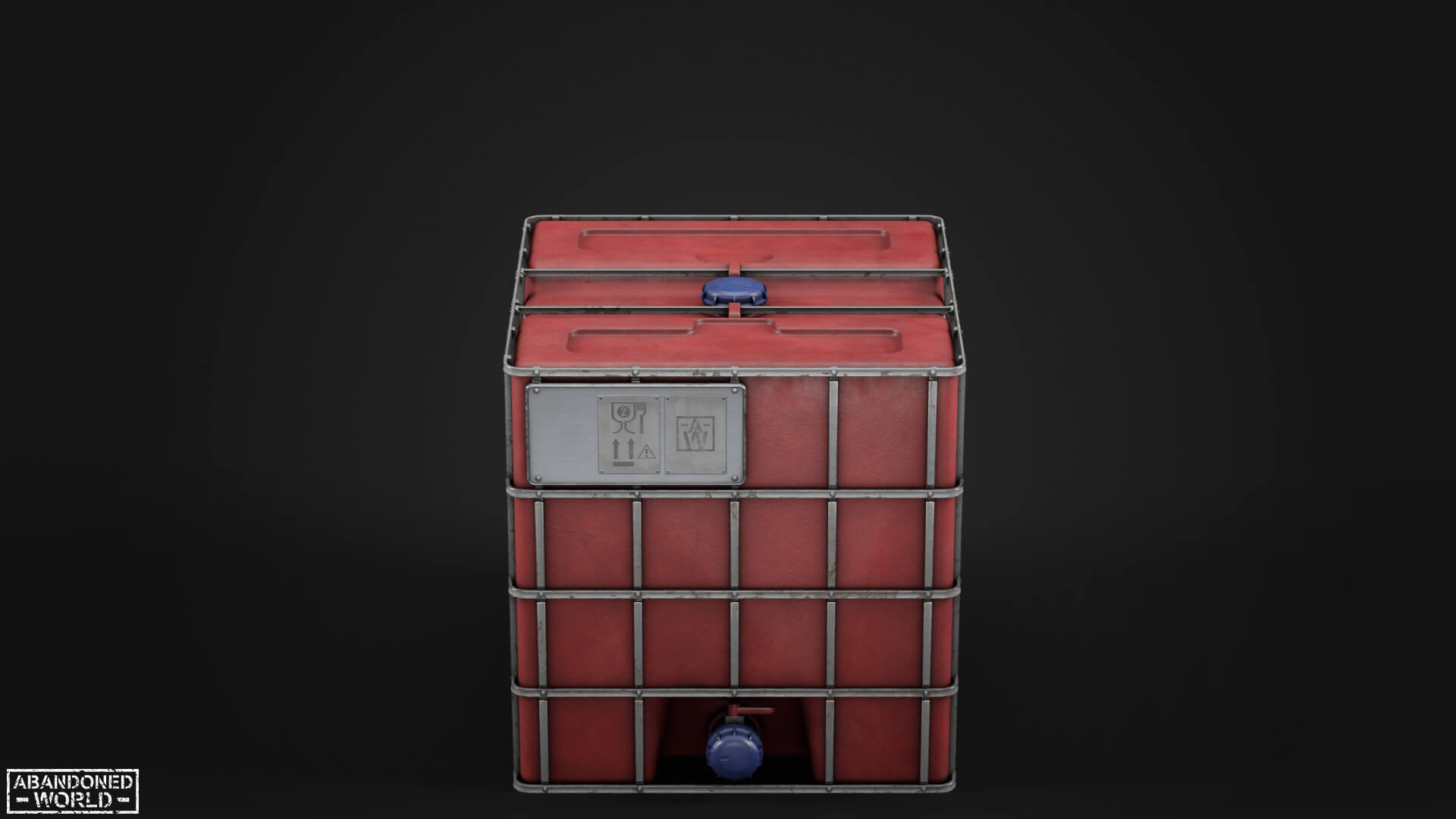 Water IBC Container - 3D Model by Abandoned World