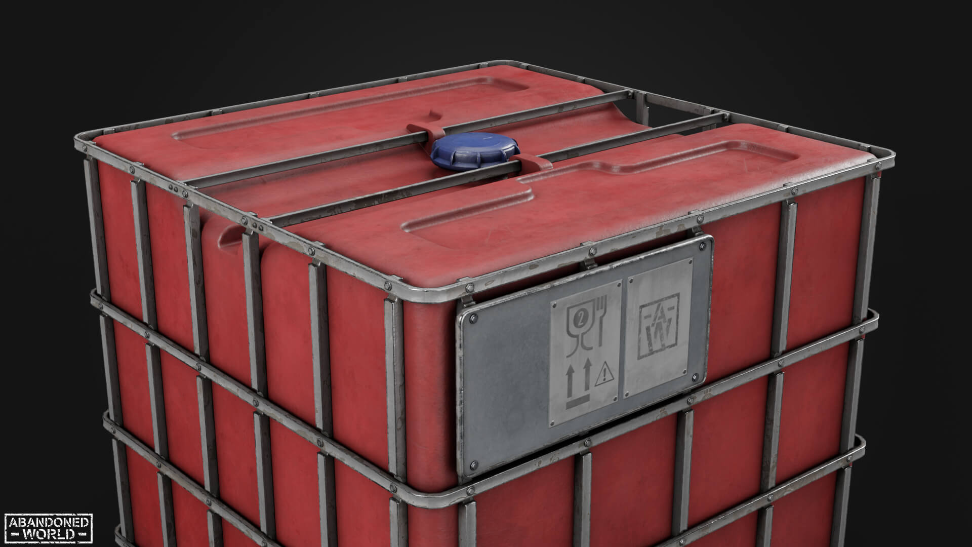 Water IBC Container - 3D Model by Abandoned World
