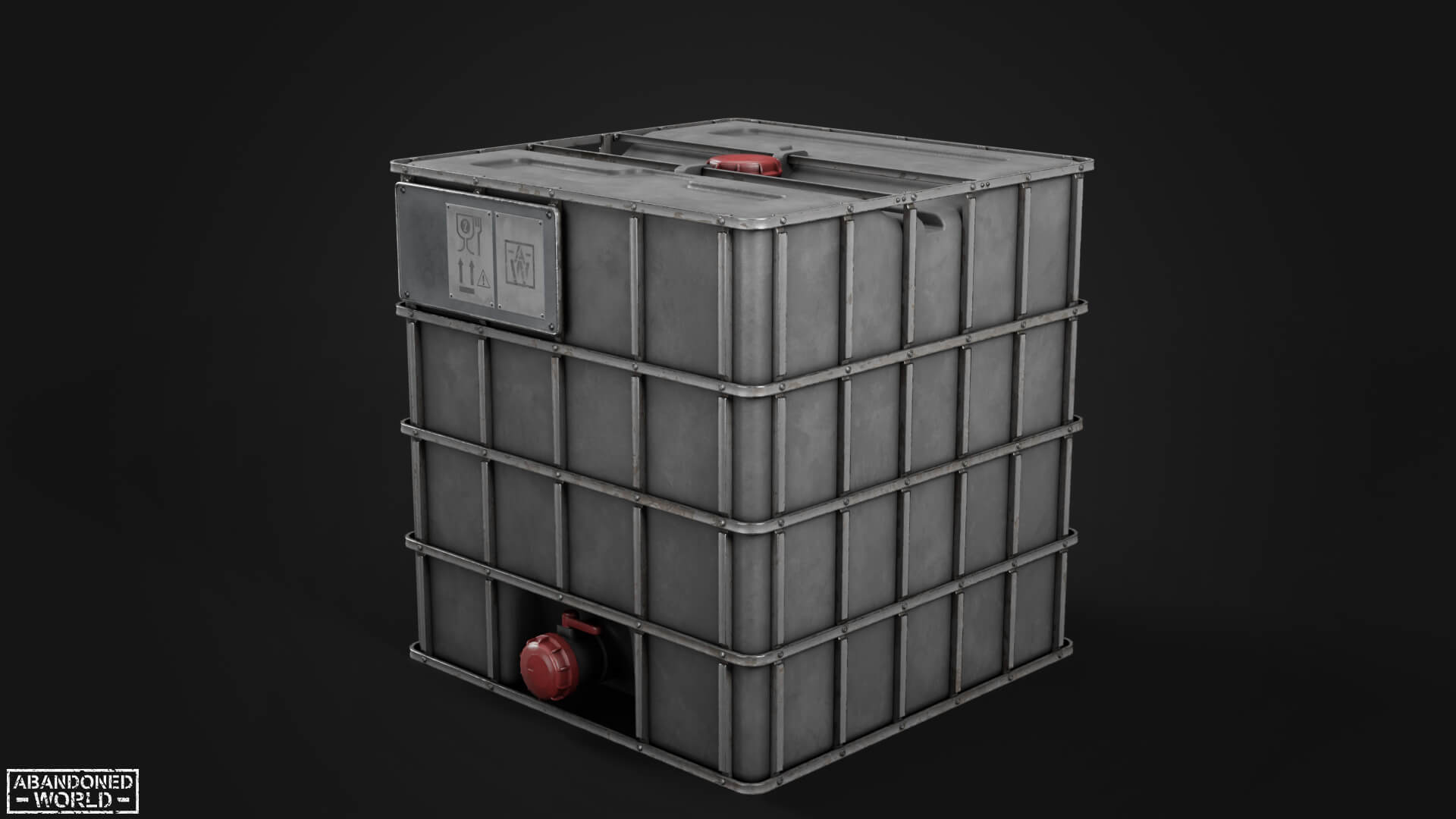Water IBC Container - 3D Model by Abandoned World