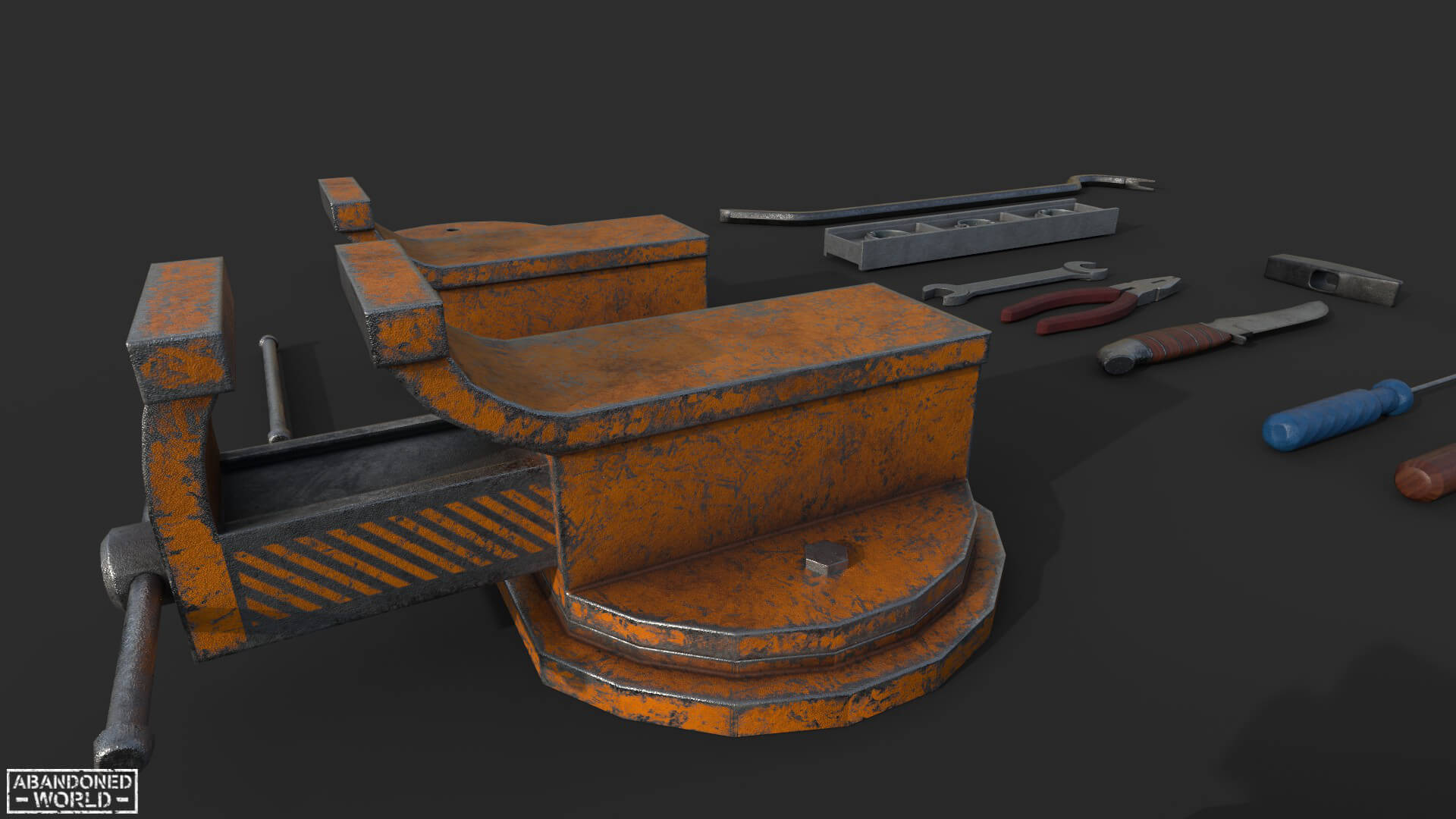 Working Tools Set - 3D Model by Abandoned World