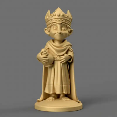 3D STL Balthazar with Myrrh for Nativity Display by abanobblackbox