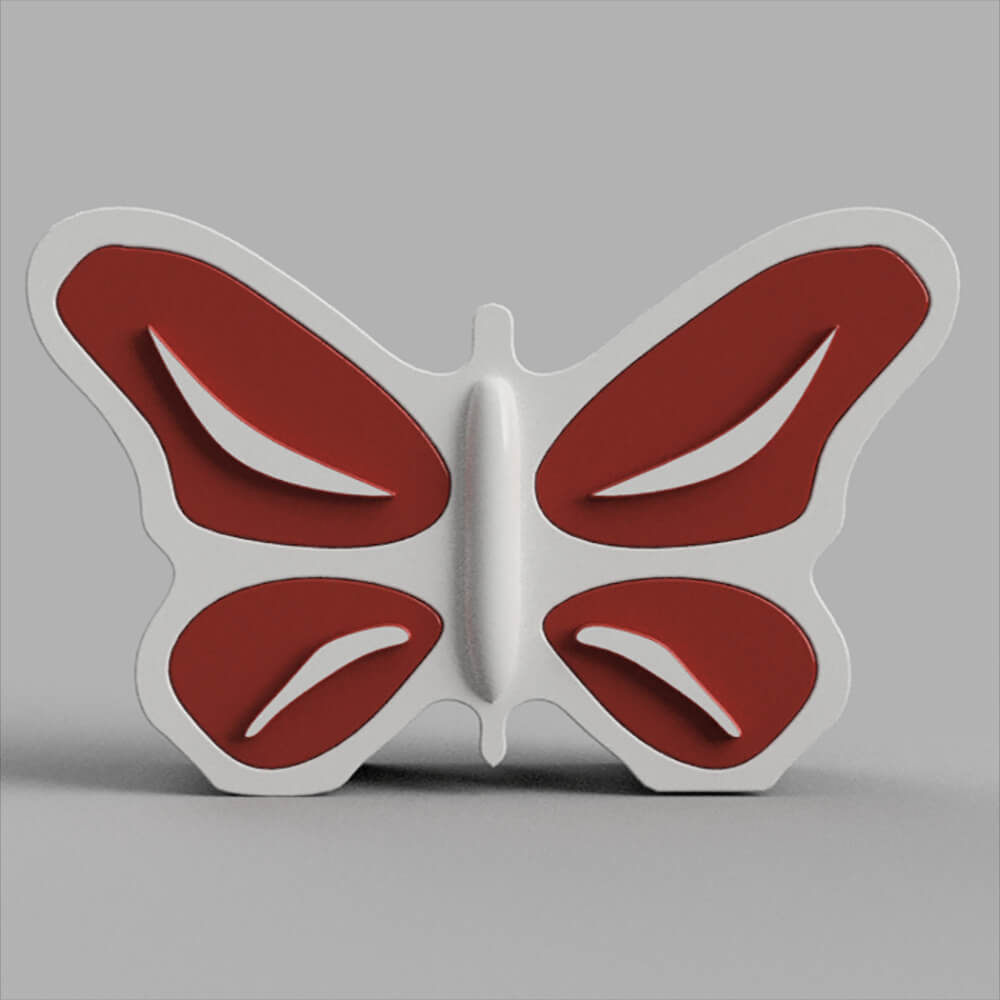 Butterfly Storage for Desk - Table - Kitchen - Bathroom 3D Model by ...